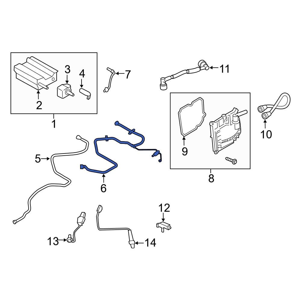 Ford OE K2GZ9D683A - Evaporative Emissions System Lines