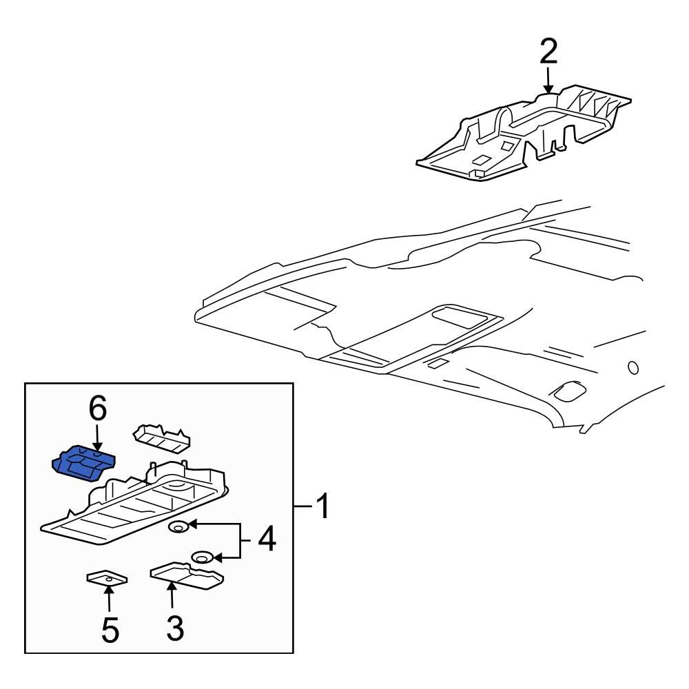 Ford OE 6F2Z19A548A - Compass