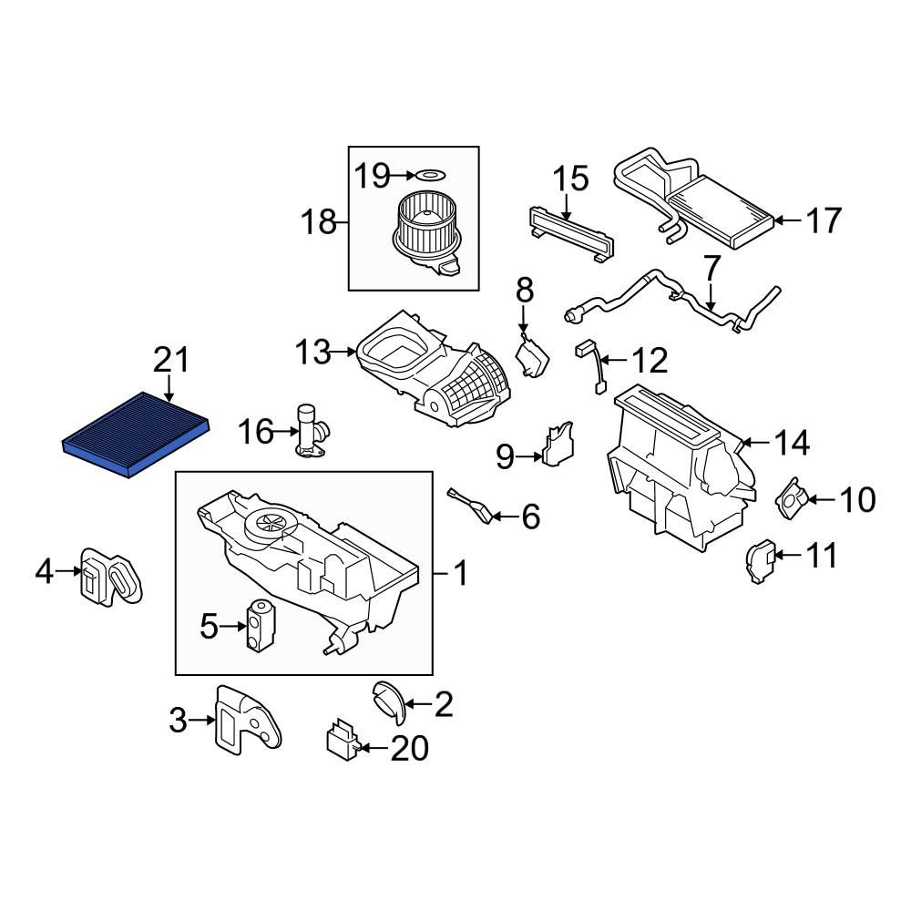 Ford OE AE9Z19N619A - Cabin Air Filter