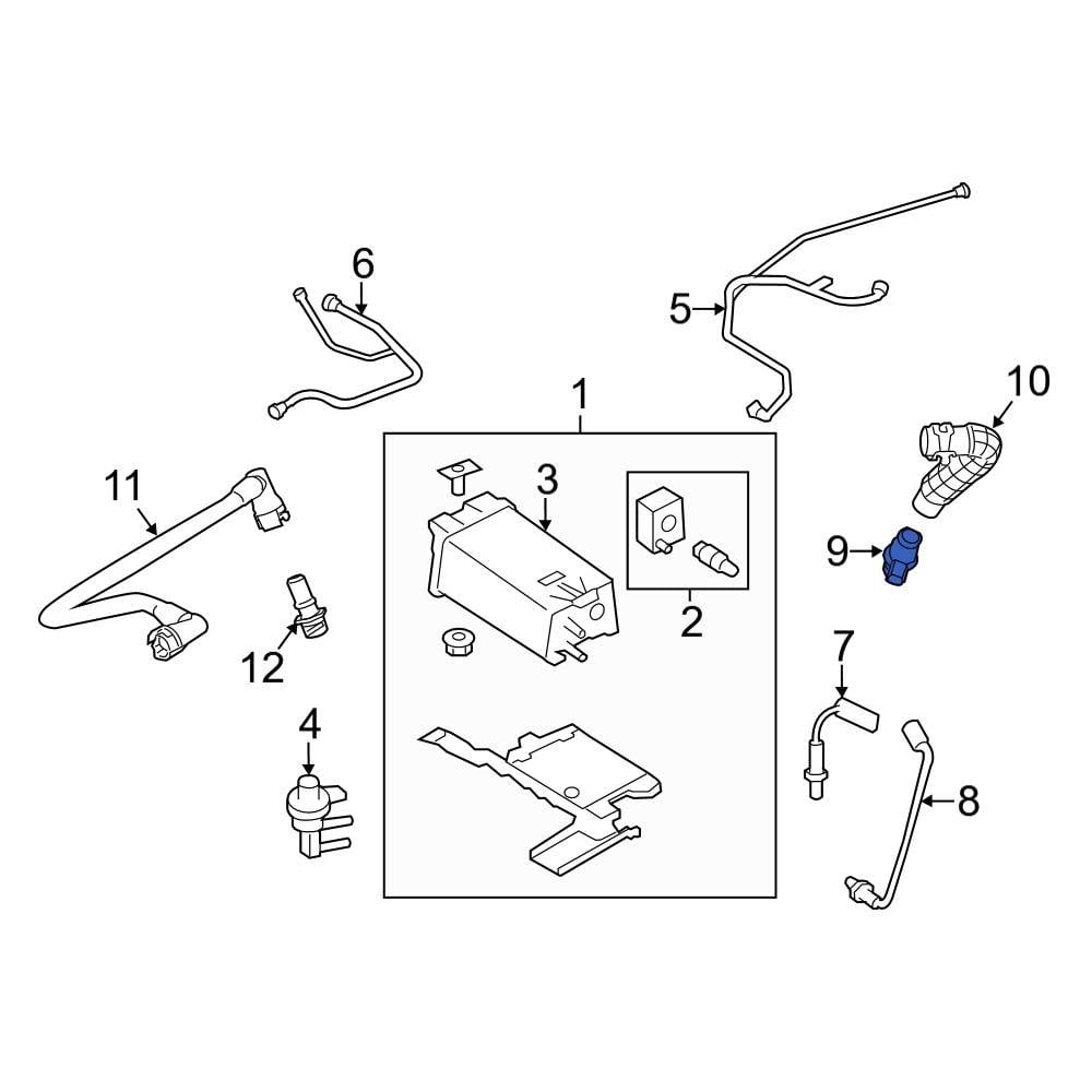 Ford OE 2X4Z6A666AA - PCV Valve