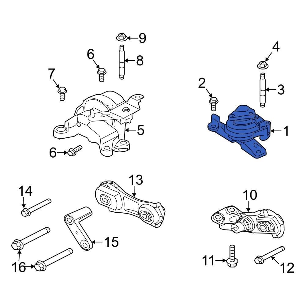 Ford OE AA5Z6038D - Front Engine Mount
