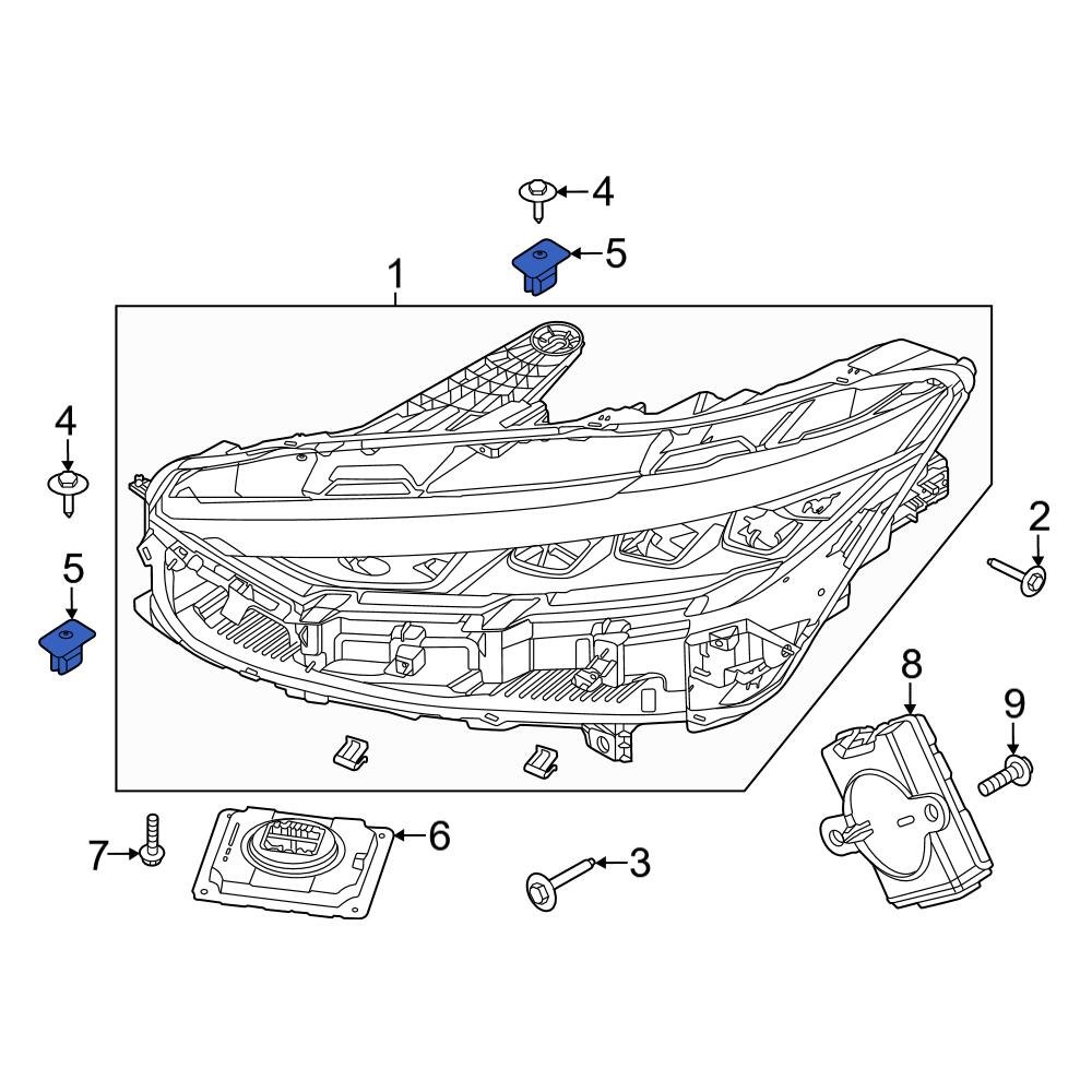 Ford OE W719375S300 - Headlight Mounting Nut