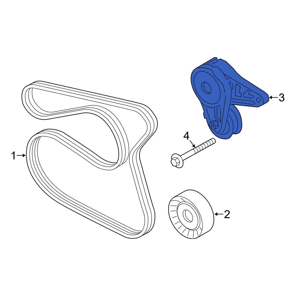 Ford OE DS7Z6A228B - Accessory Drive Belt Tensioner Assembly