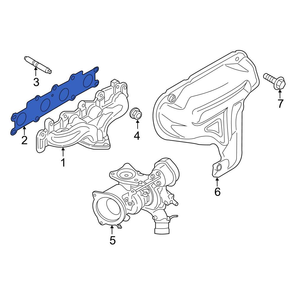 Ford OE BM5Z9448A - Exhaust Manifold Gasket
