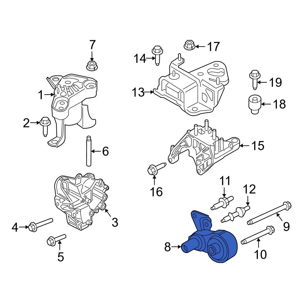 Ford OE C1BZ6068G - Engine Support Rod
