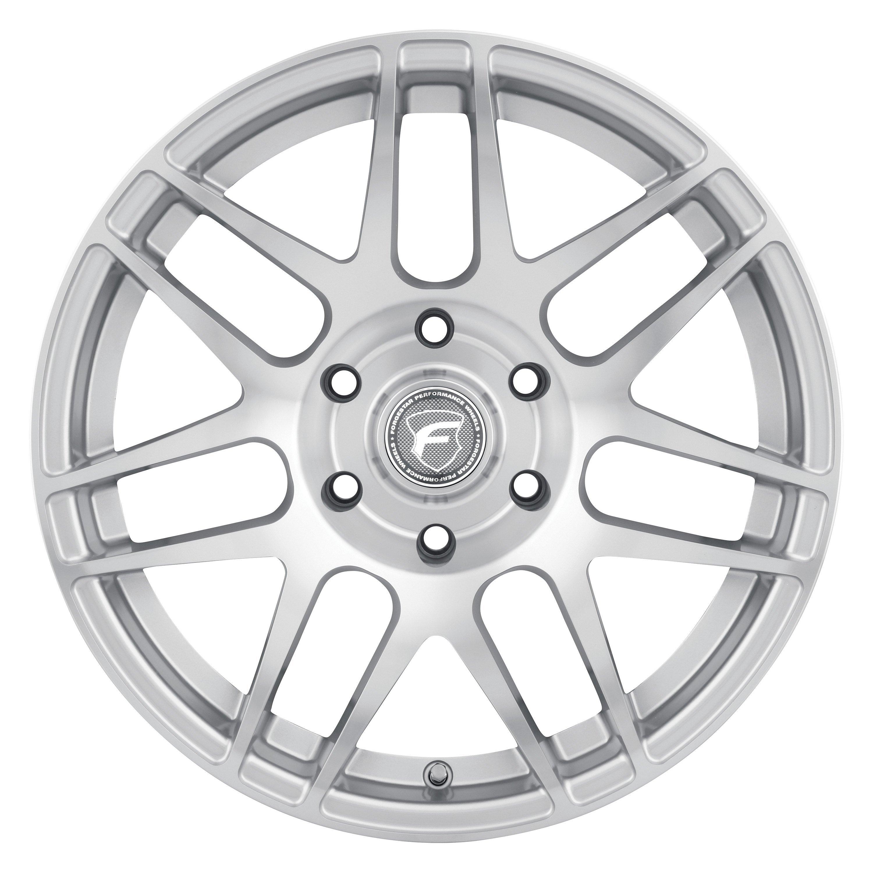 FORGESTAR® F14 DRAG Wheels - Silver with Machined Face Rims - F27800089P38