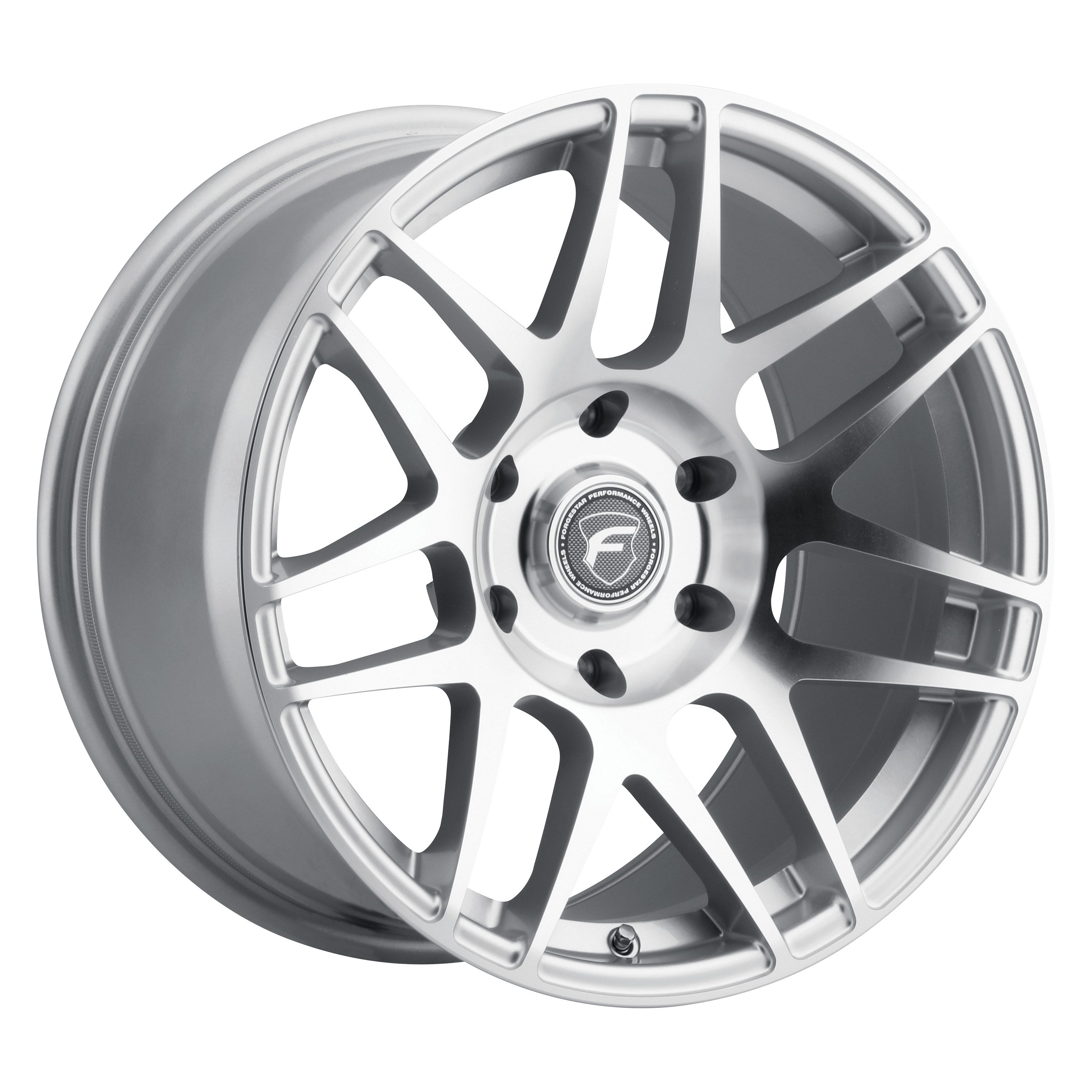 FORGESTAR® F14 DRAG Wheels - Silver with Machined Face Rims - F27800089P38