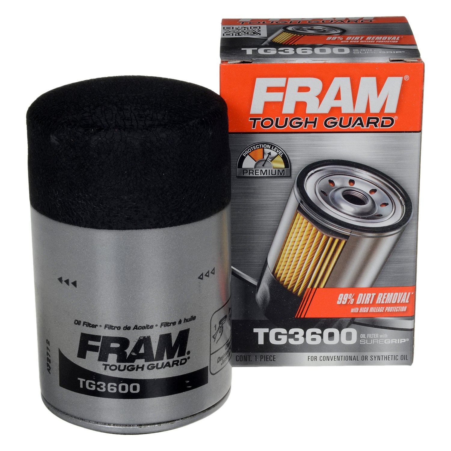 Fram® TG3600 - Tough Guard™ Spin-On Engine Oil Filter