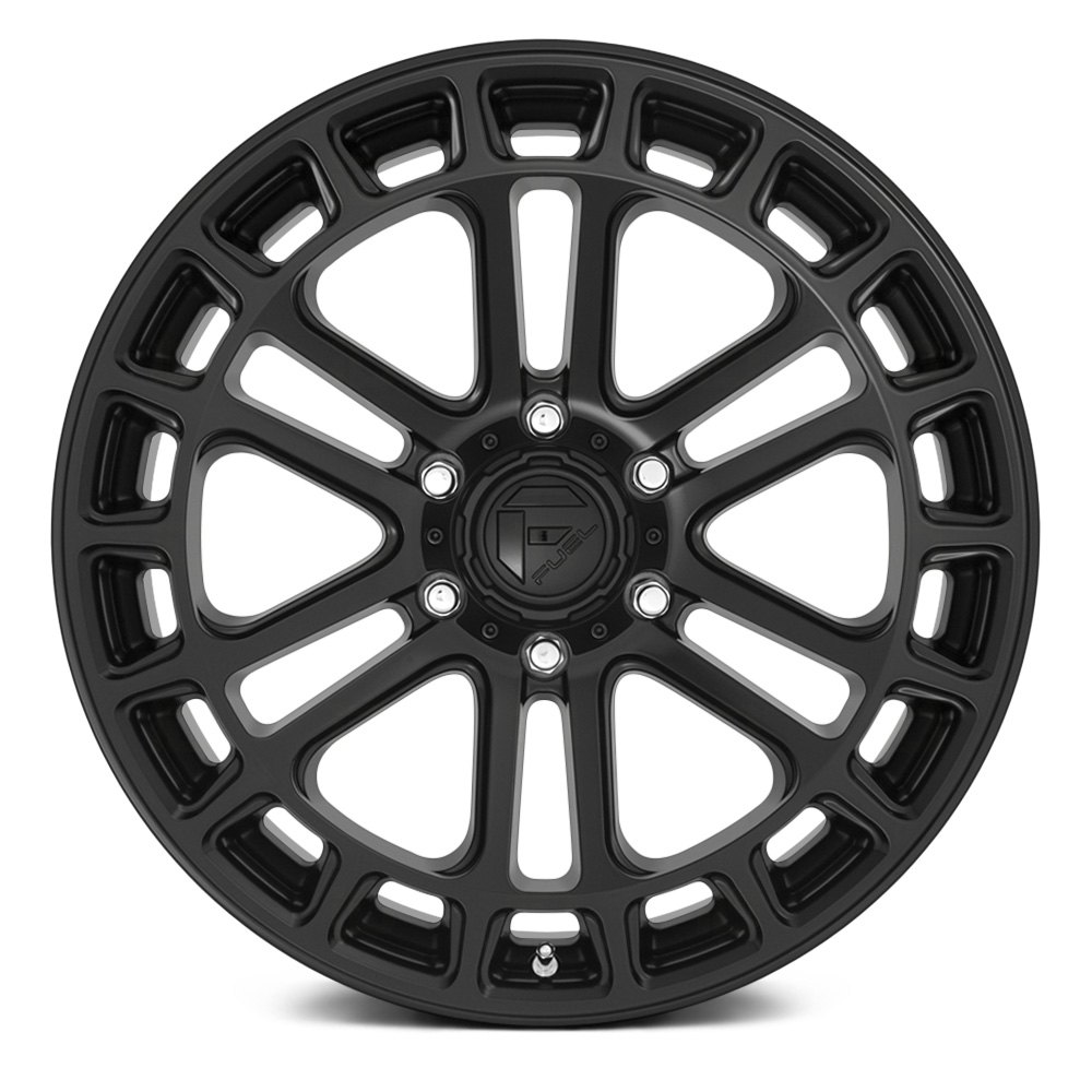 FUEL® D718 HEATER Wheels - Matte Black Rims