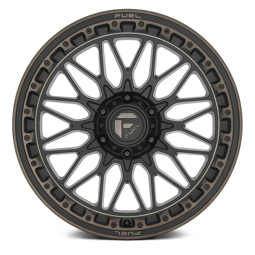 FUEL® D759 TRIGGER Wheels - Matte Black with DDT Face Rims
