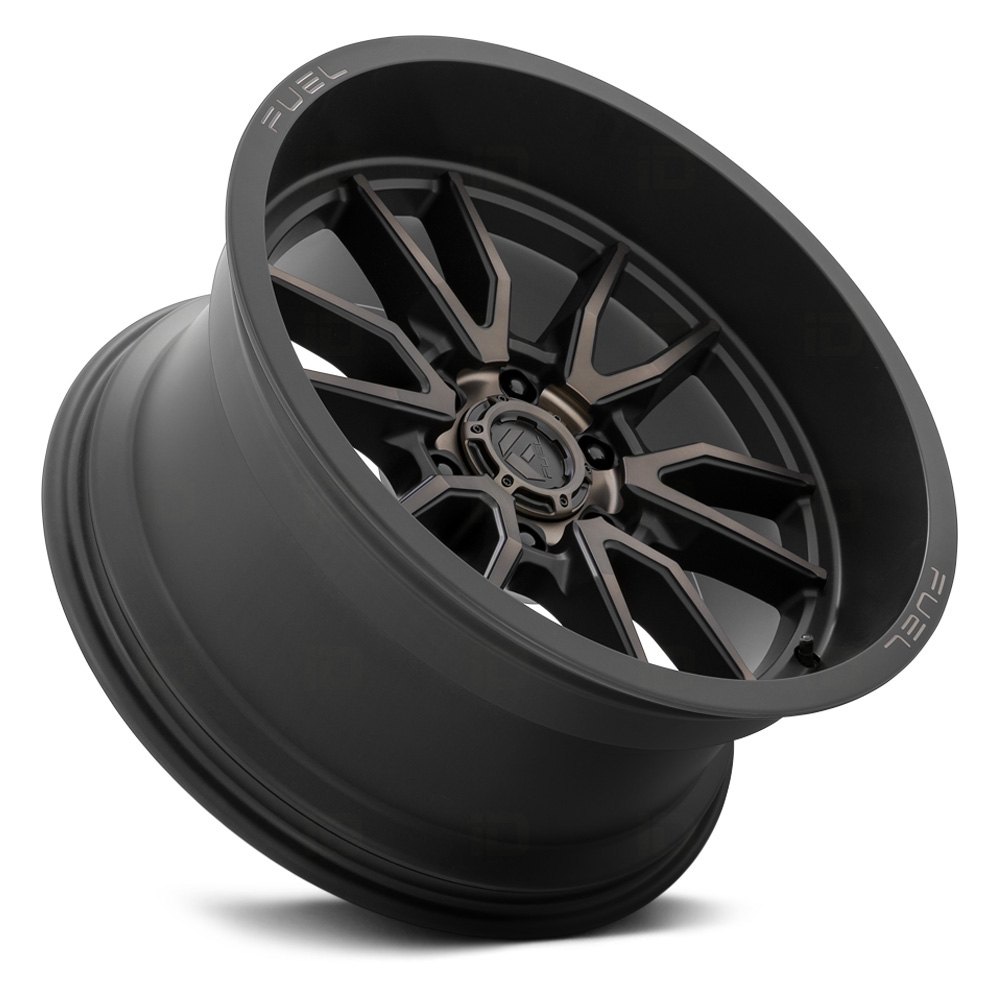 FUEL® D762 CLASH 6 Wheels - Matte Black with Machined DDT Face Rims