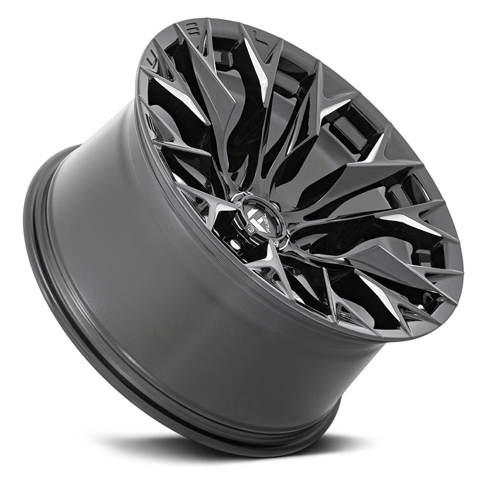 FUEL® D803 FLAME 6 Wheels - Gloss Black with Milled Accents Rims
