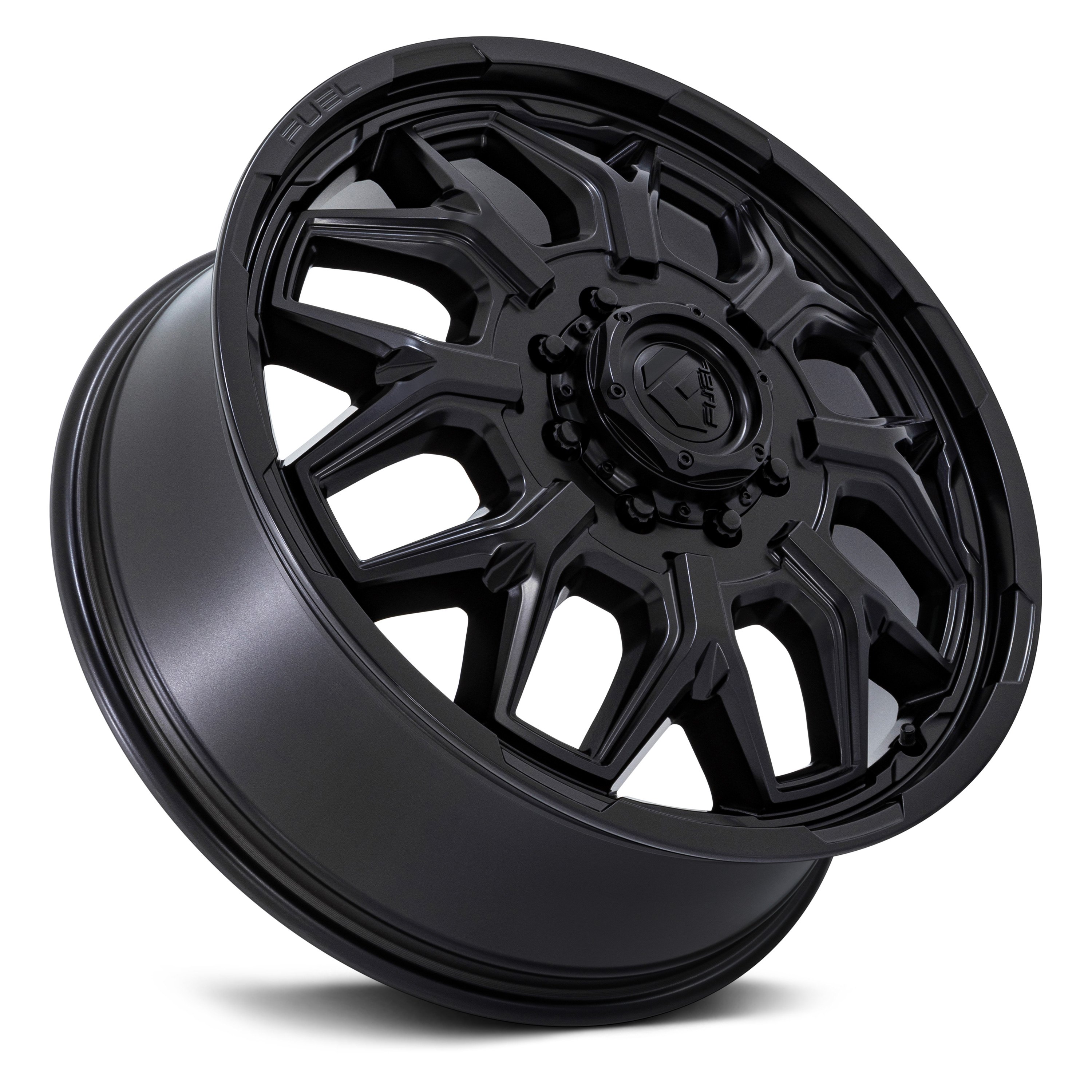 FUEL® D871 FLUX DUALLY Wheels - Blackout Rims - D87122828D25