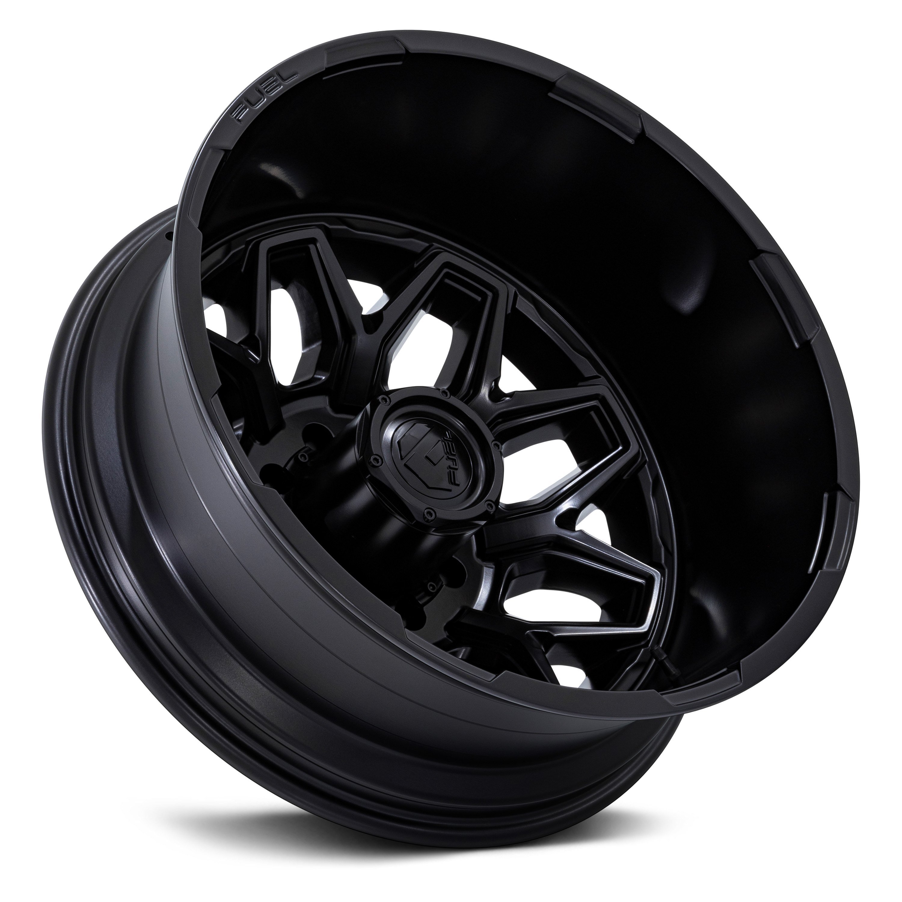 FUEL® D871 FLUX DUALLY Wheels - Blackout Rims - D87120828D25