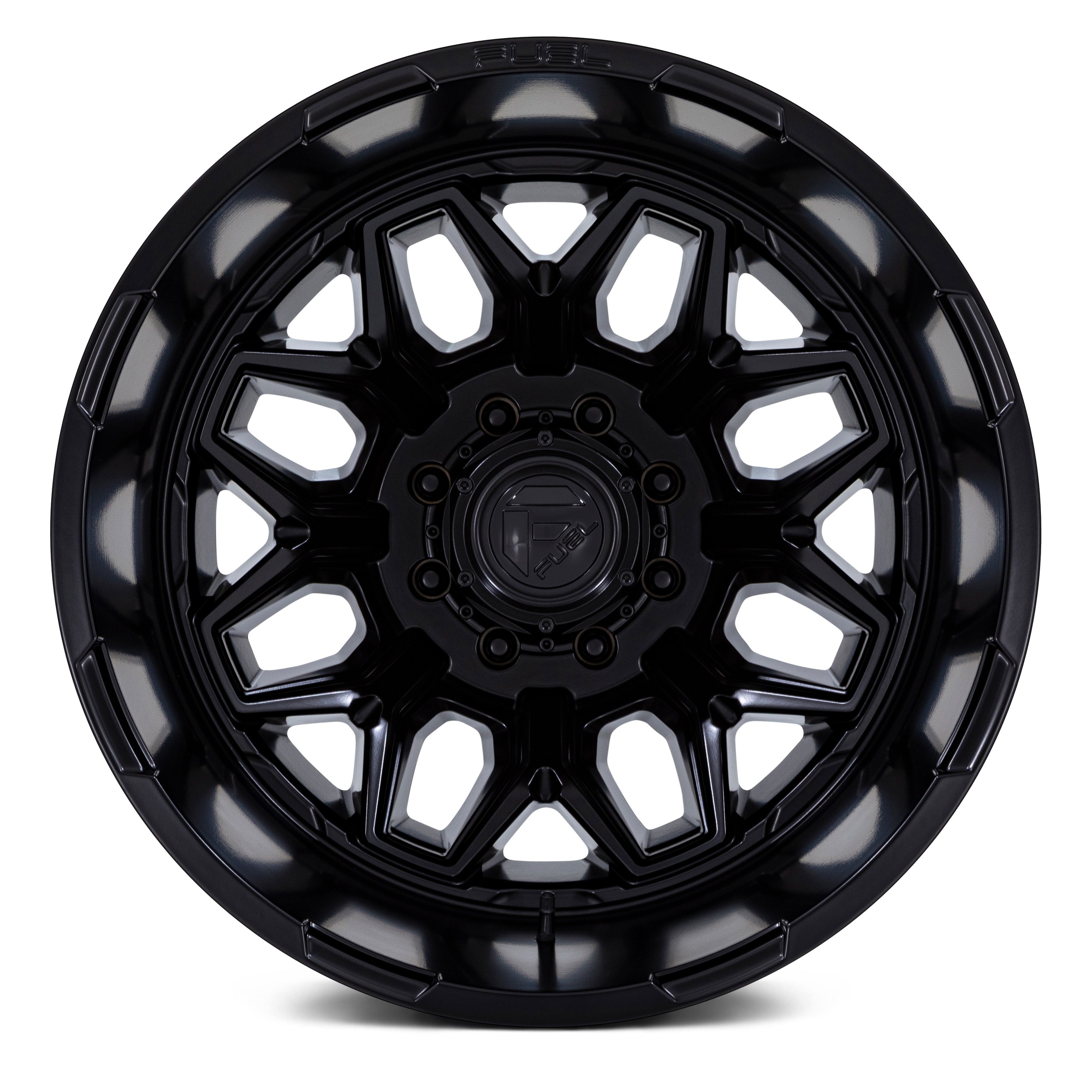 FUEL® D871 FLUX DUALLY Wheels - Blackout Rims
