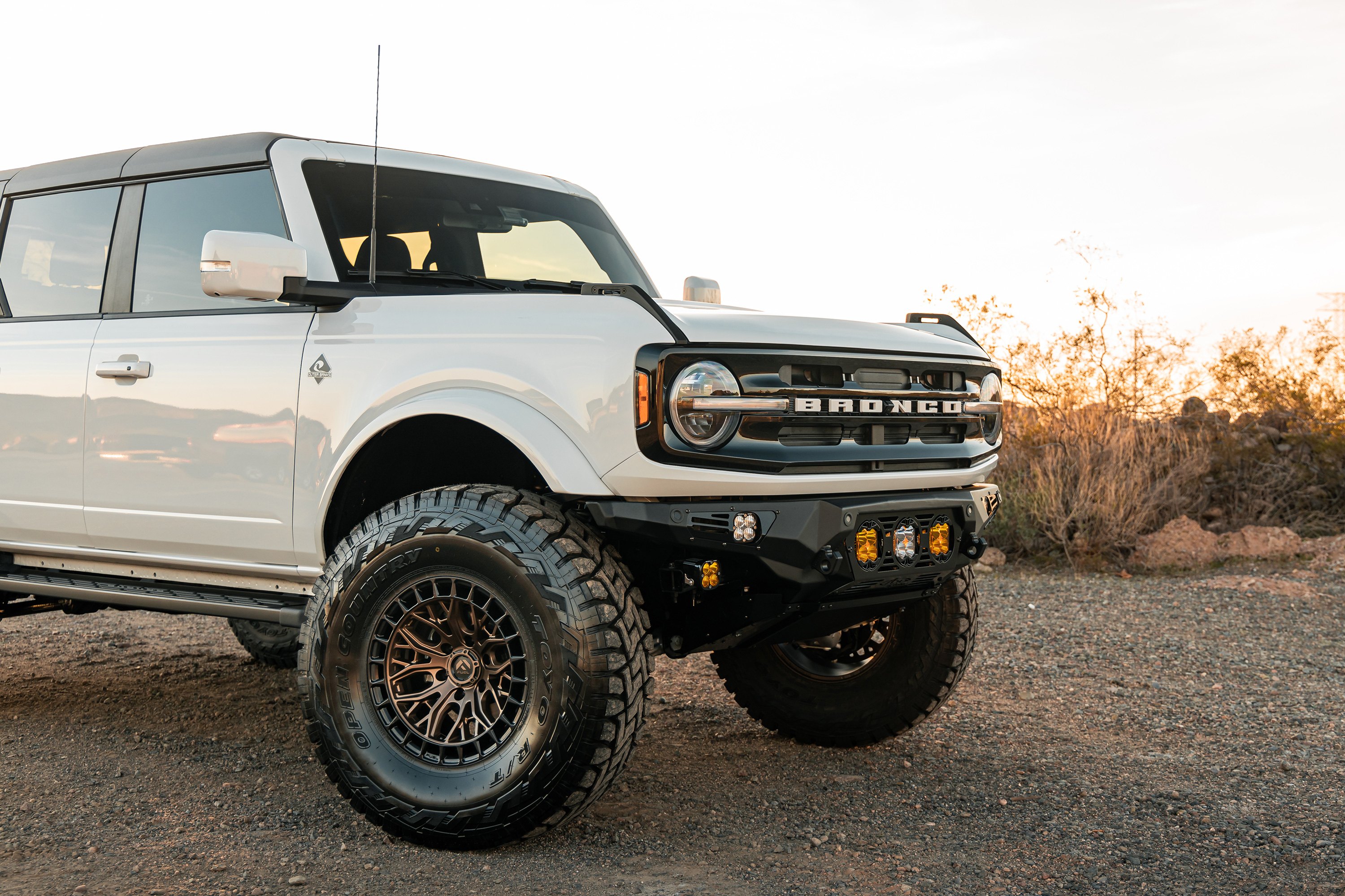 FUEL® FC869 SIGMA Wheels - Matte Bronze with Matte Black Lip Rims