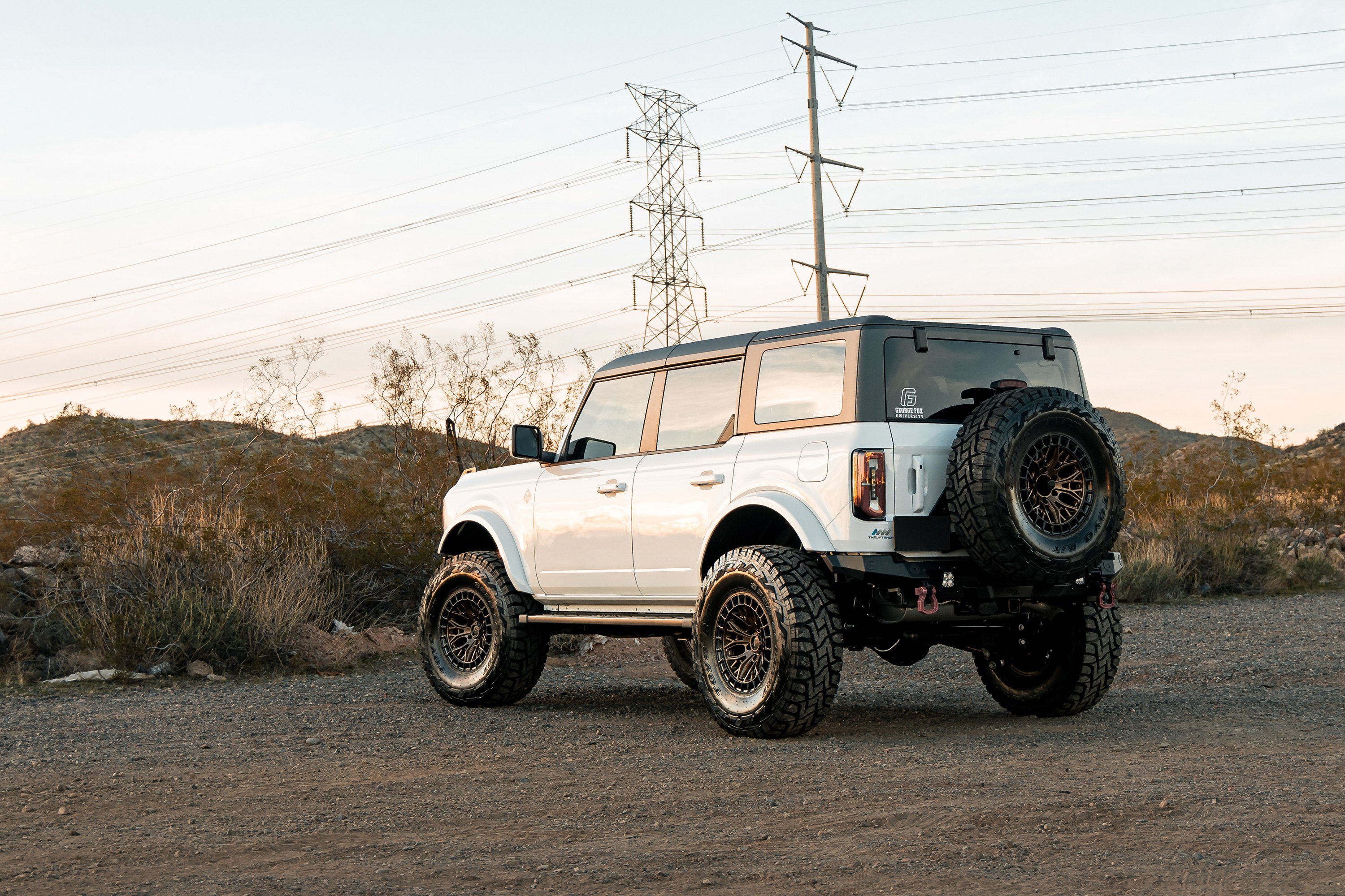 FUEL® FC869 SIGMA Wheels - Matte Bronze with Matte Black Lip Rims
