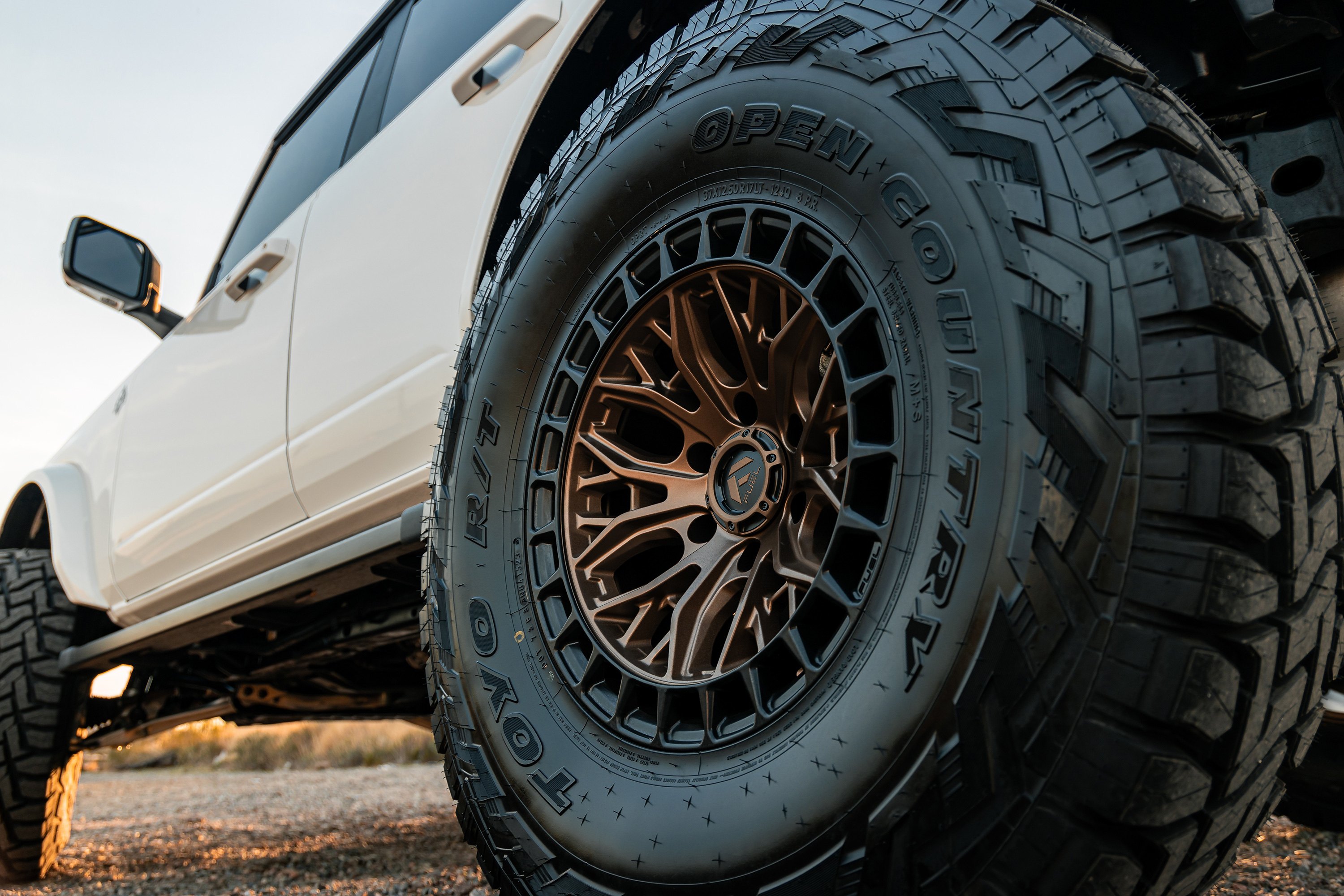 FUEL® FC869 SIGMA Wheels - Matte Bronze with Matte Black Lip Rims