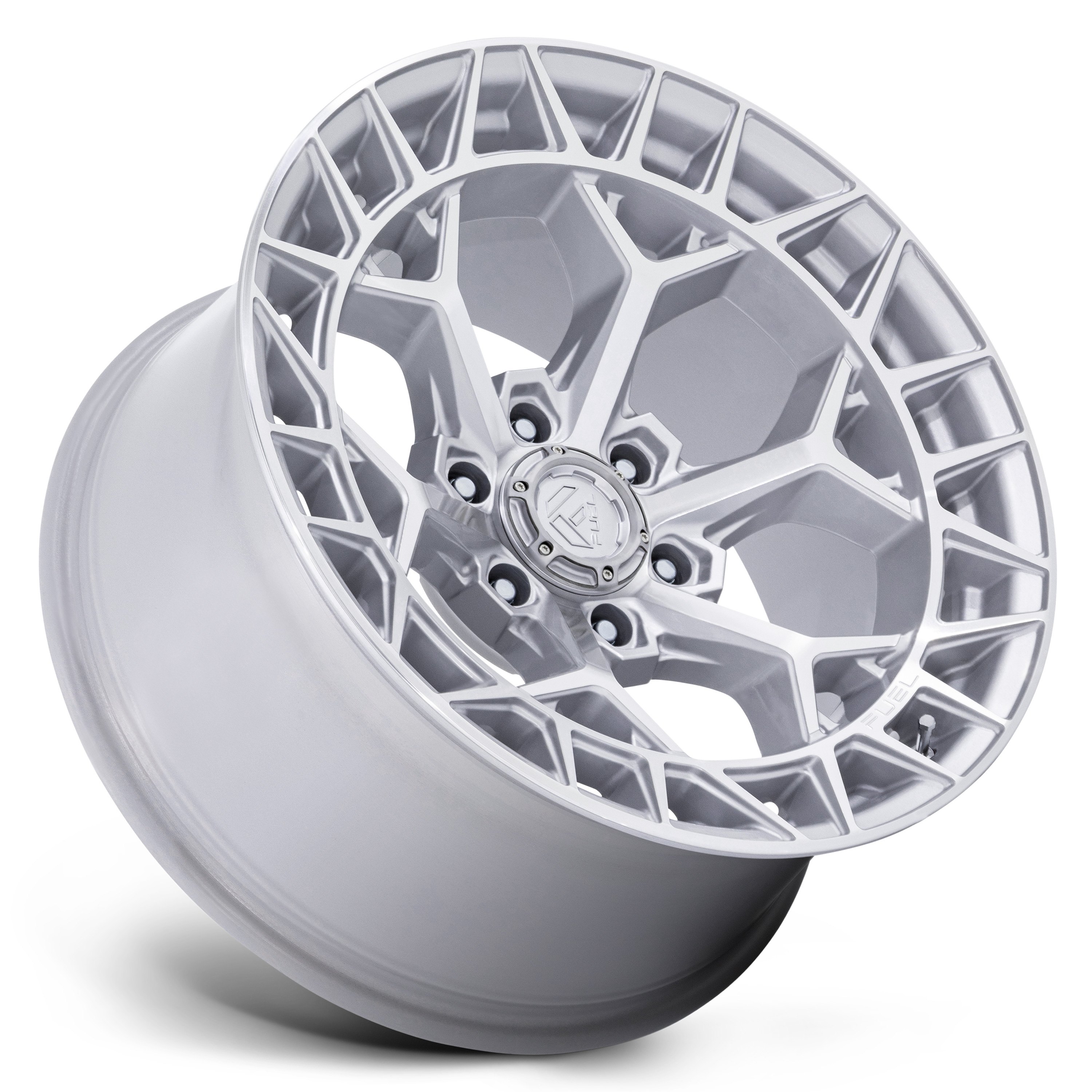 FUEL® FC873 CHARGER Wheels - Gloss Silver with Machined Face Rims
