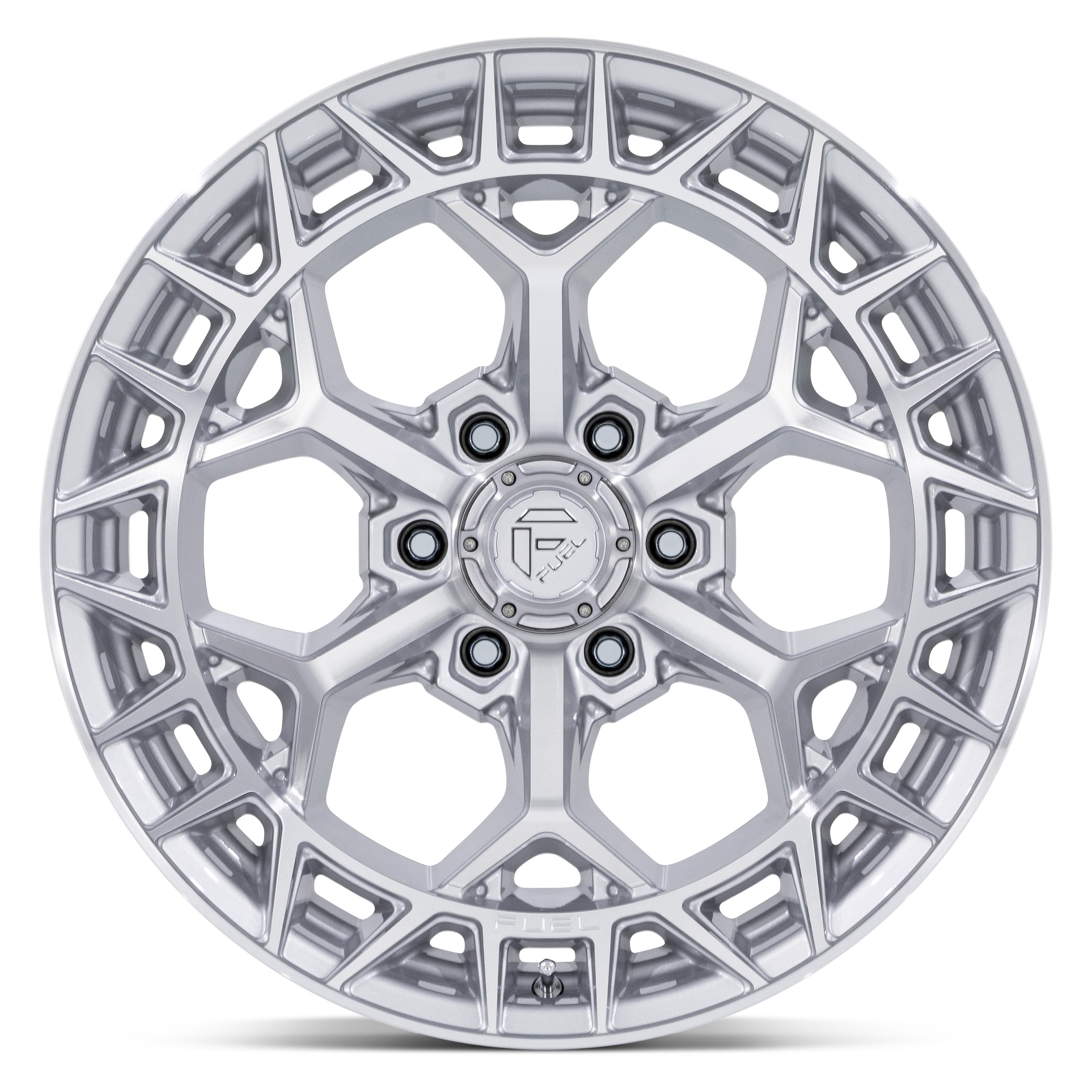 FUEL® FC873 CHARGER Wheels - Gloss Silver with Machined Face Rims