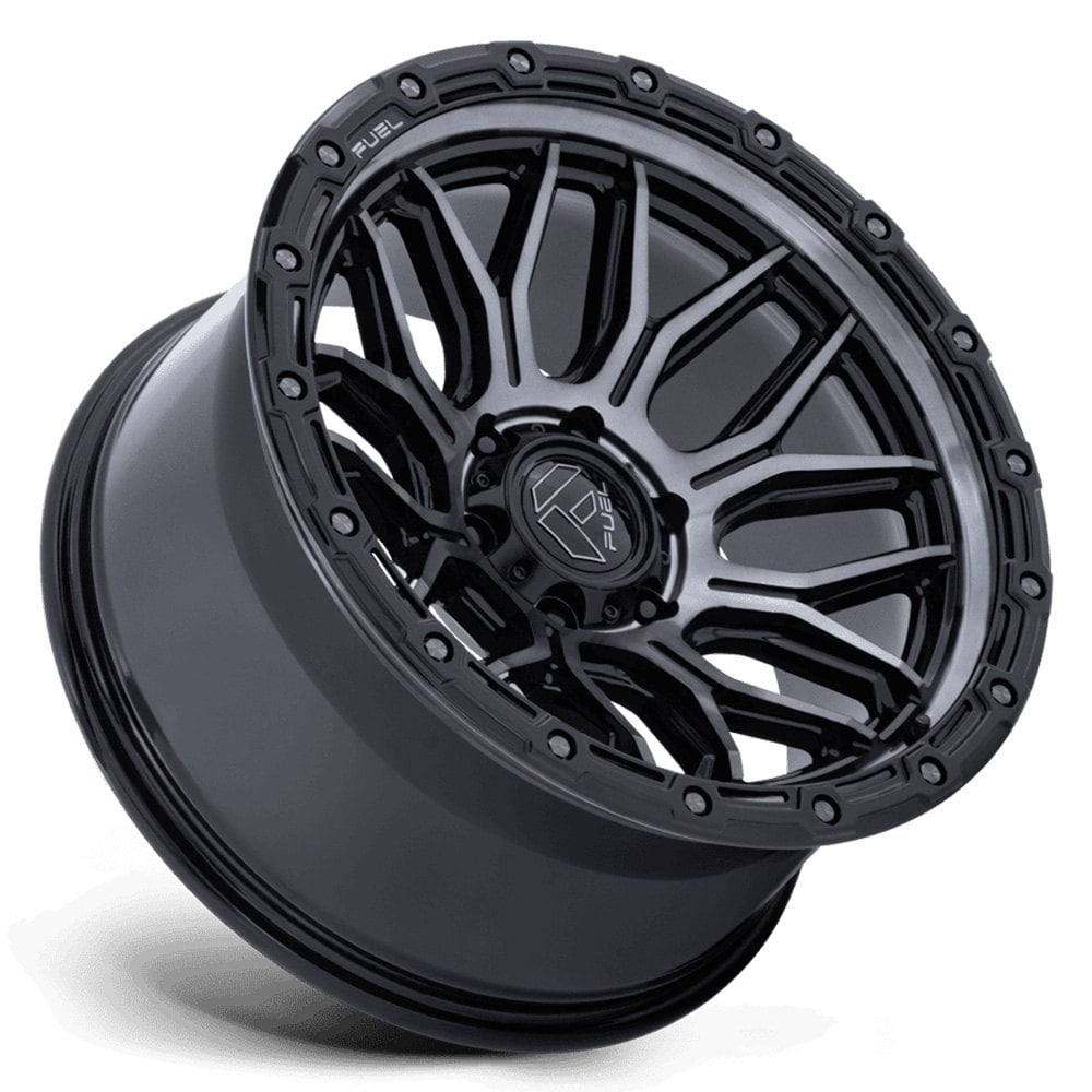 FUEL® FC881 SURGE Wheels - Gloss Black with Machined Face and Gray Tint ...