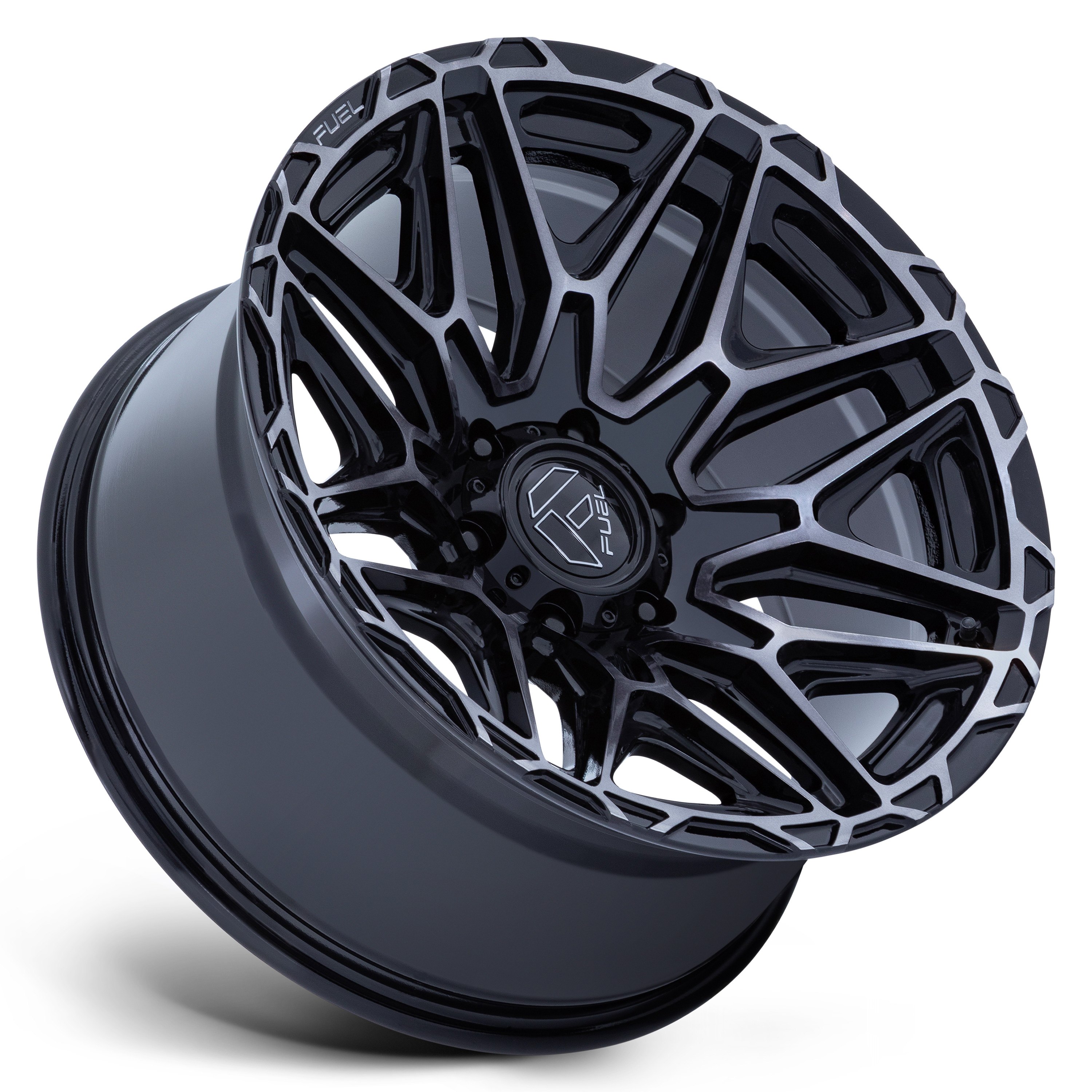 FUEL® FC885 INJECTOR Wheels - Gloss Black with Machined Face and Dark ...
