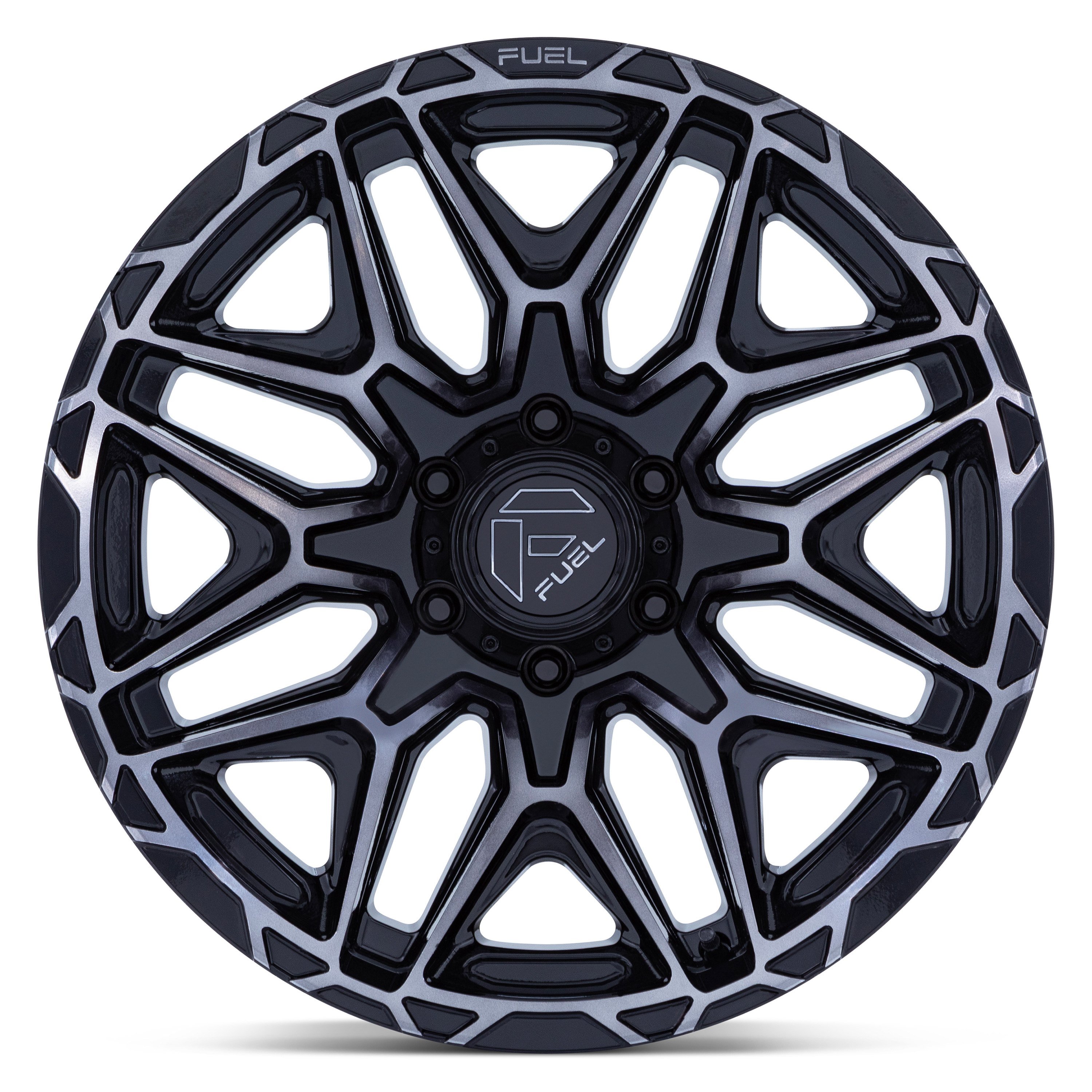 FUEL® FC885 INJECTOR Wheels - Gloss Black with Machined Face and Dark ...