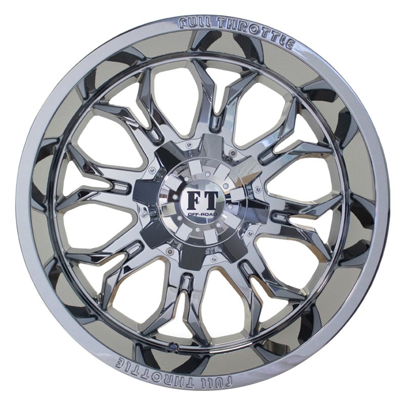 FULL THROTTLE® FT10 Wheels - Chrome Rims
