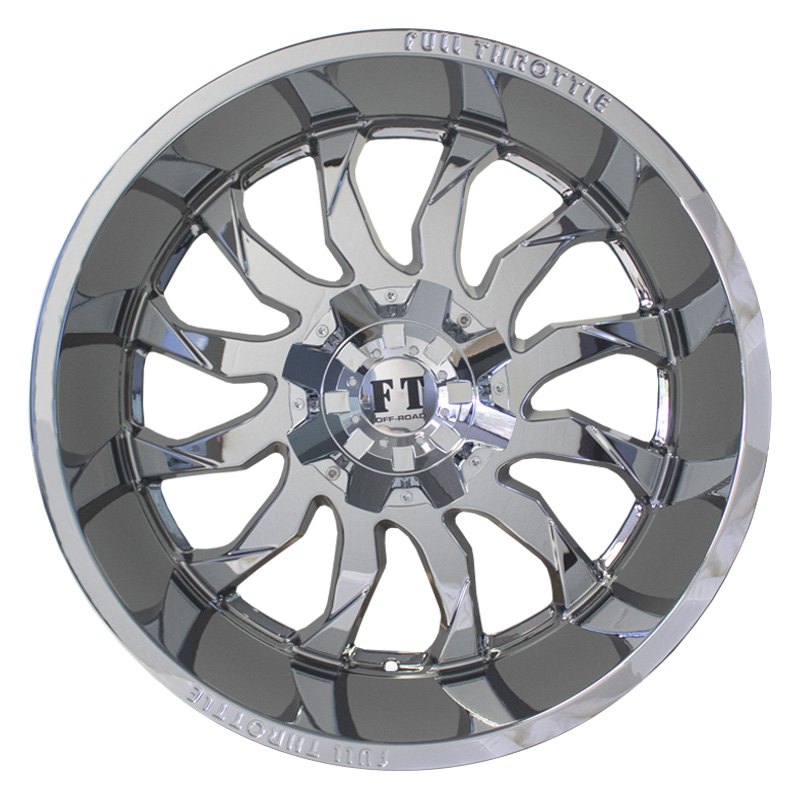 FULL THROTTLE® FT11 Wheels - Chrome Rims