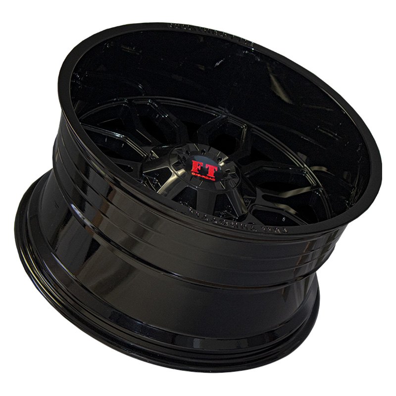 FULL THROTTLE® FT9 Wheels - Gloss Black Rims