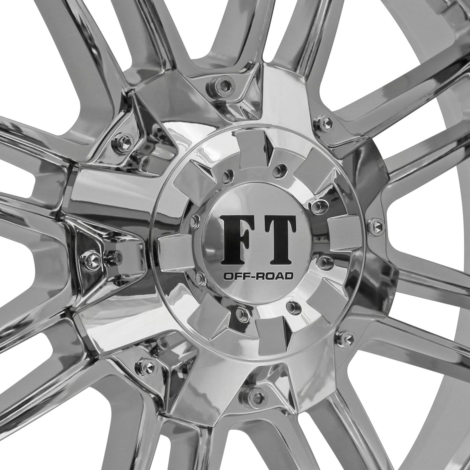 FULL THROTTLE® FT8033 Wheels - Chrome Rims