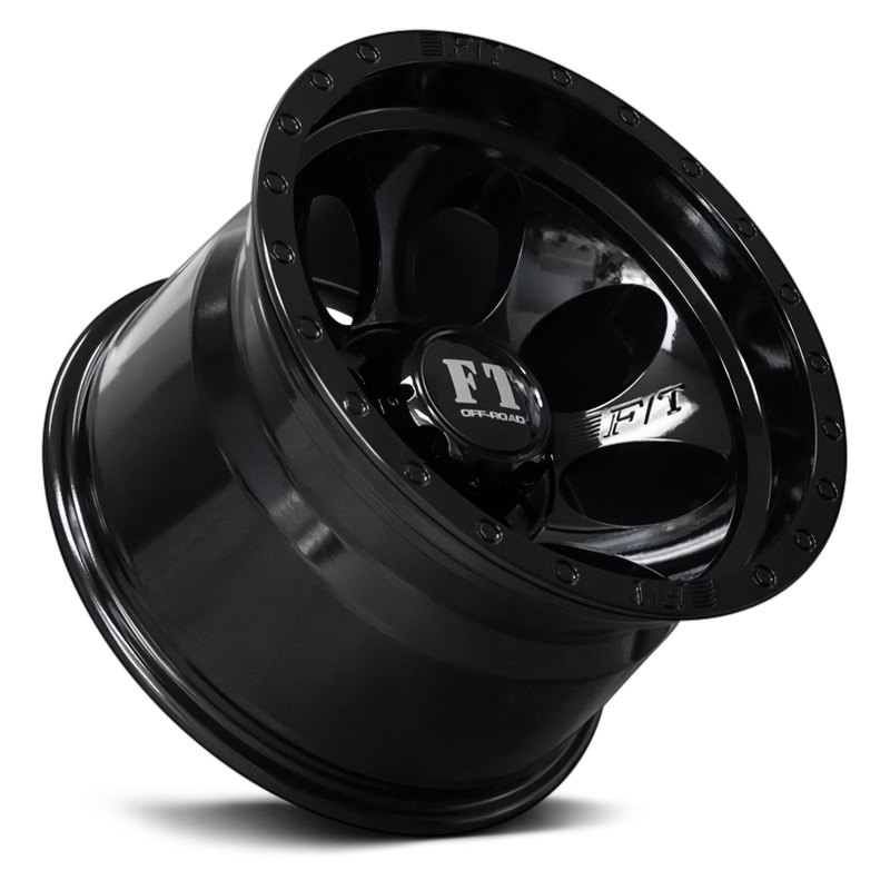 FULL THROTTLE® FT5096 Wheels - Gloss Black Rims