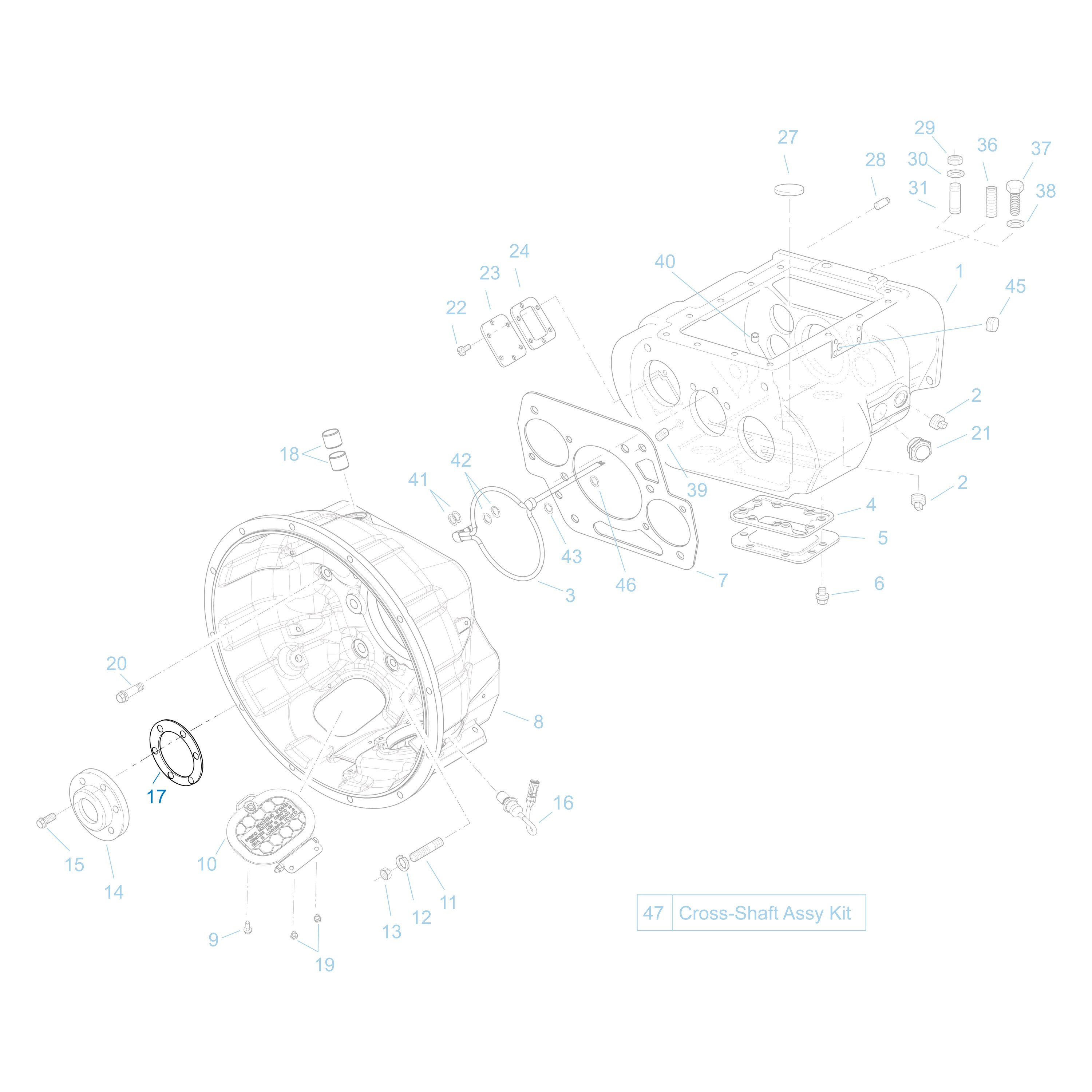 Fuller® 14311 - Manual Transmission Gasket