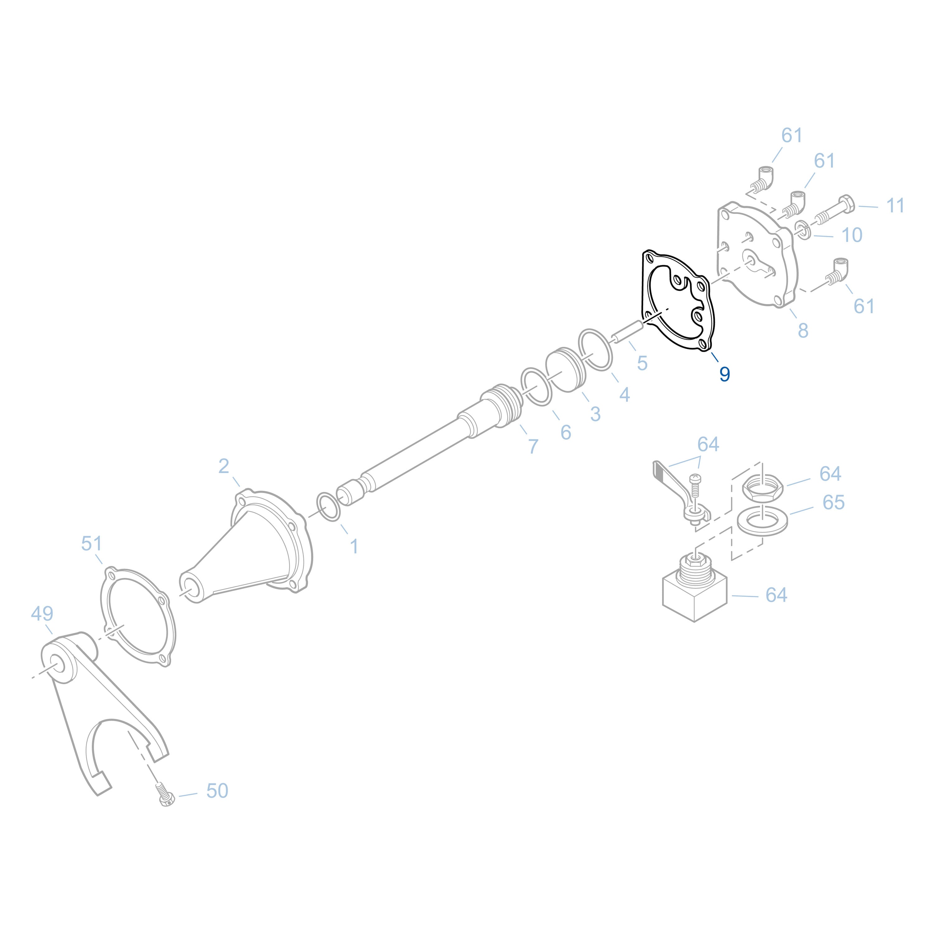 Fuller® 17415 - Manual Transmission Gasket