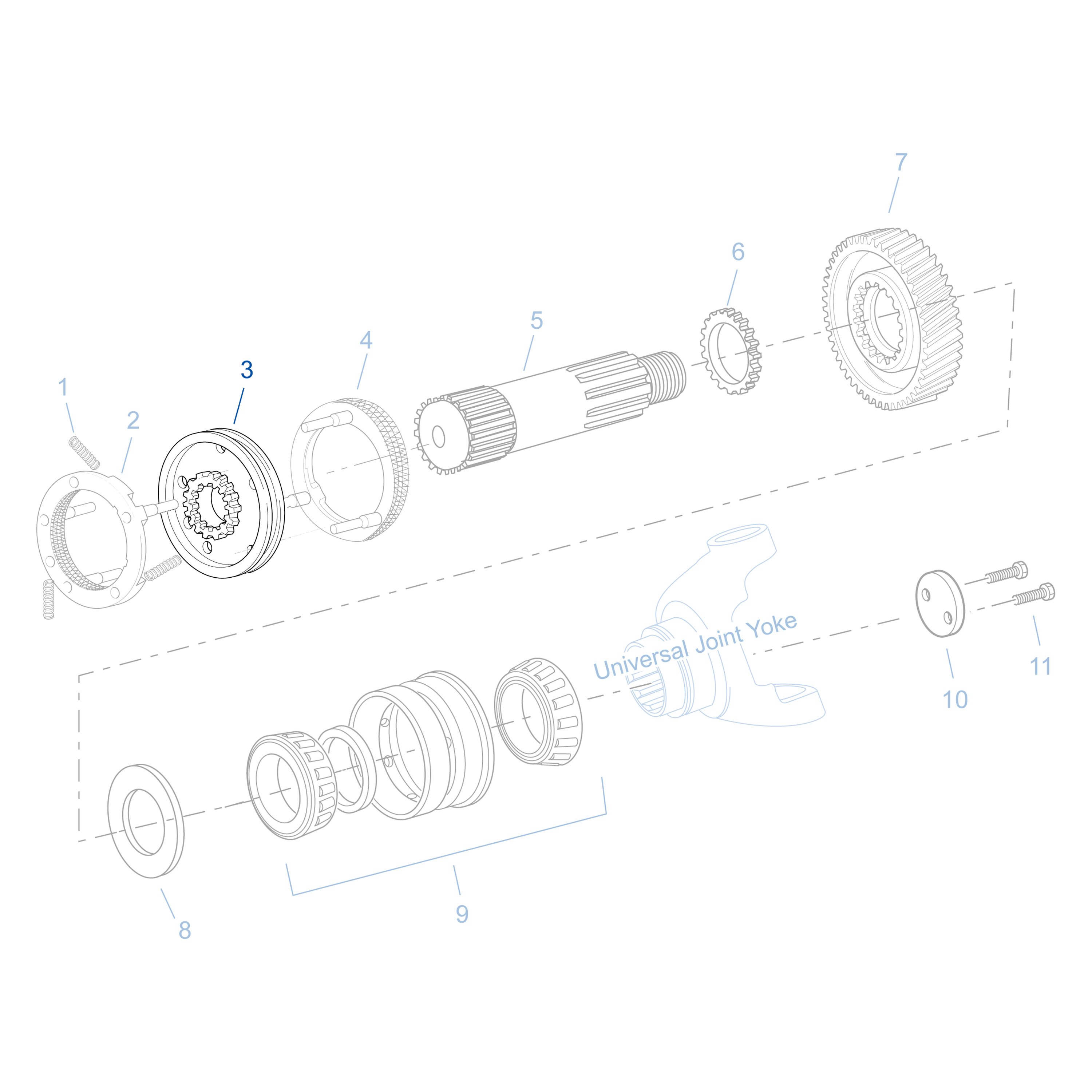 Fuller® 20323-B - Manual Transmission Sliding Clutch