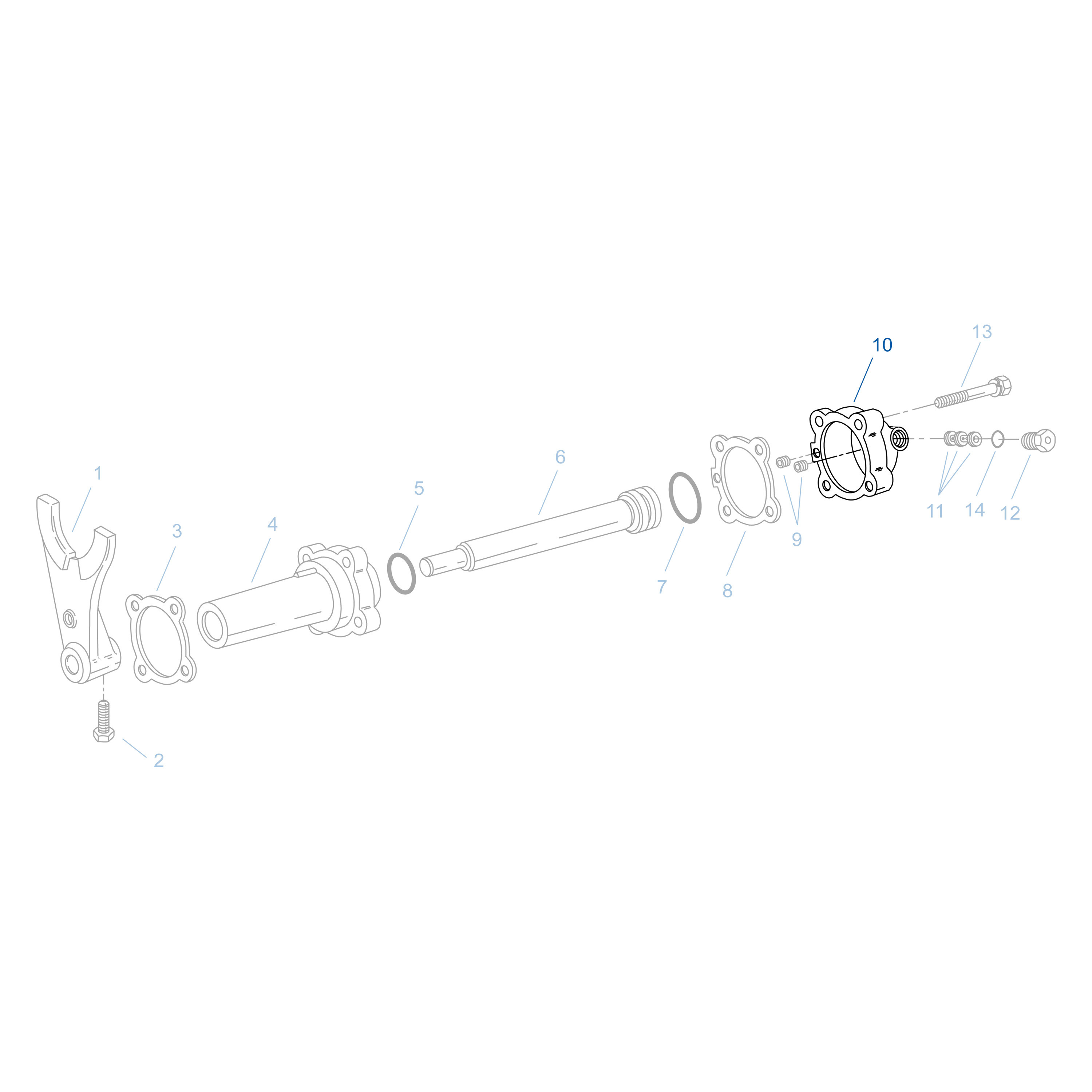 Fuller® 21760 - Manual Transmission Range Cylinder Cover