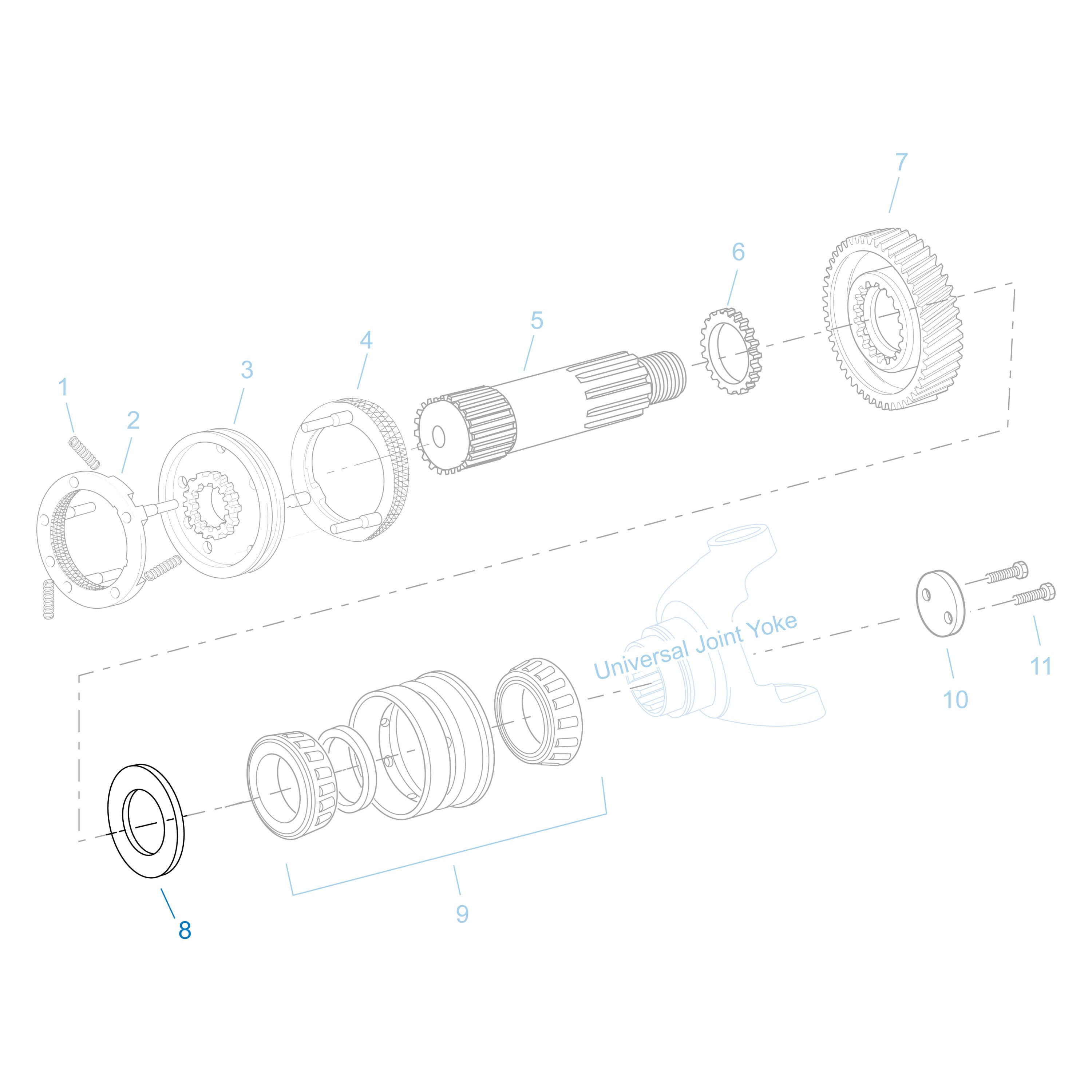 Fuller® 22898 - Manual Transmission Input Shaft Spacer