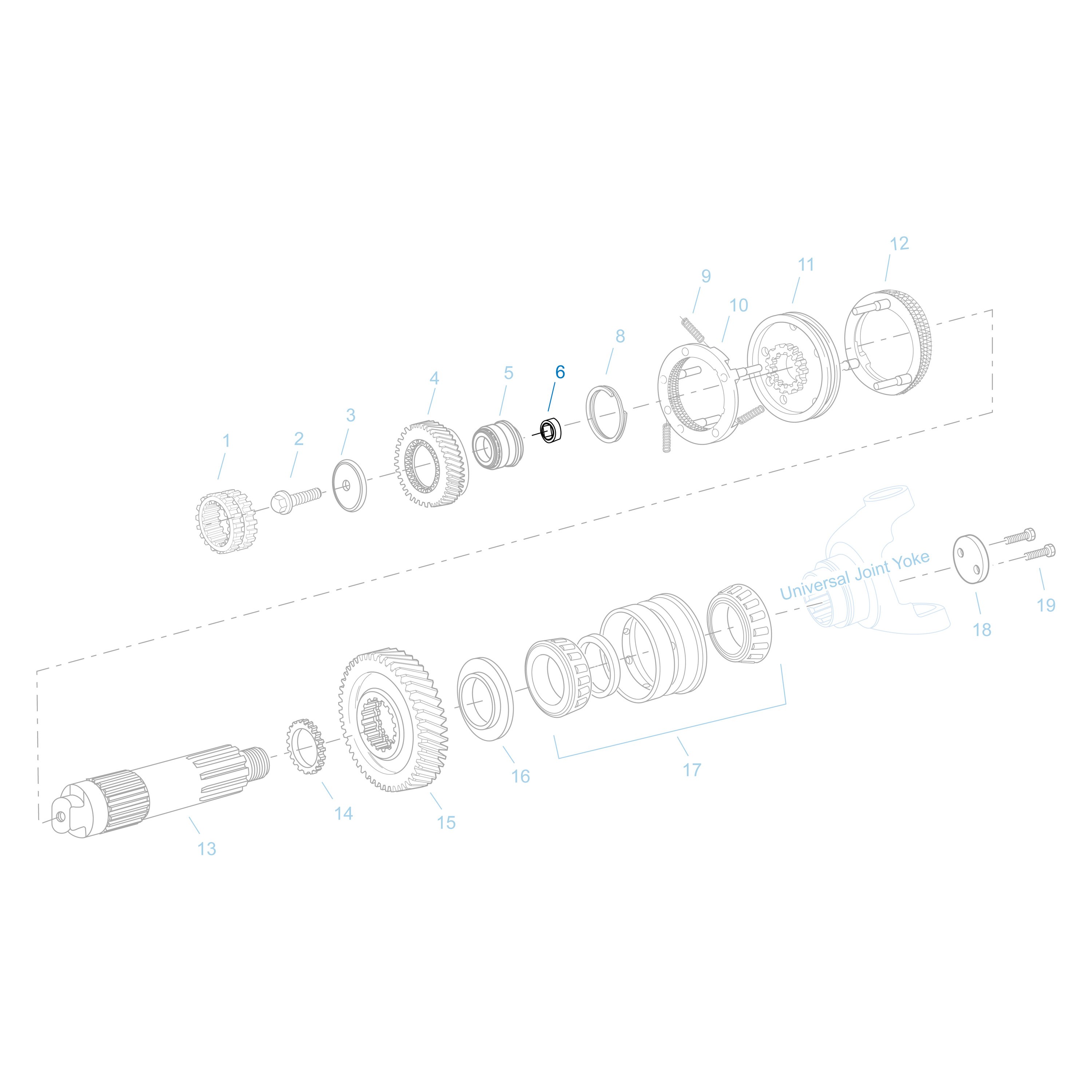 Fuller® 4301844 - Manual Transmission Bearing Sleeve