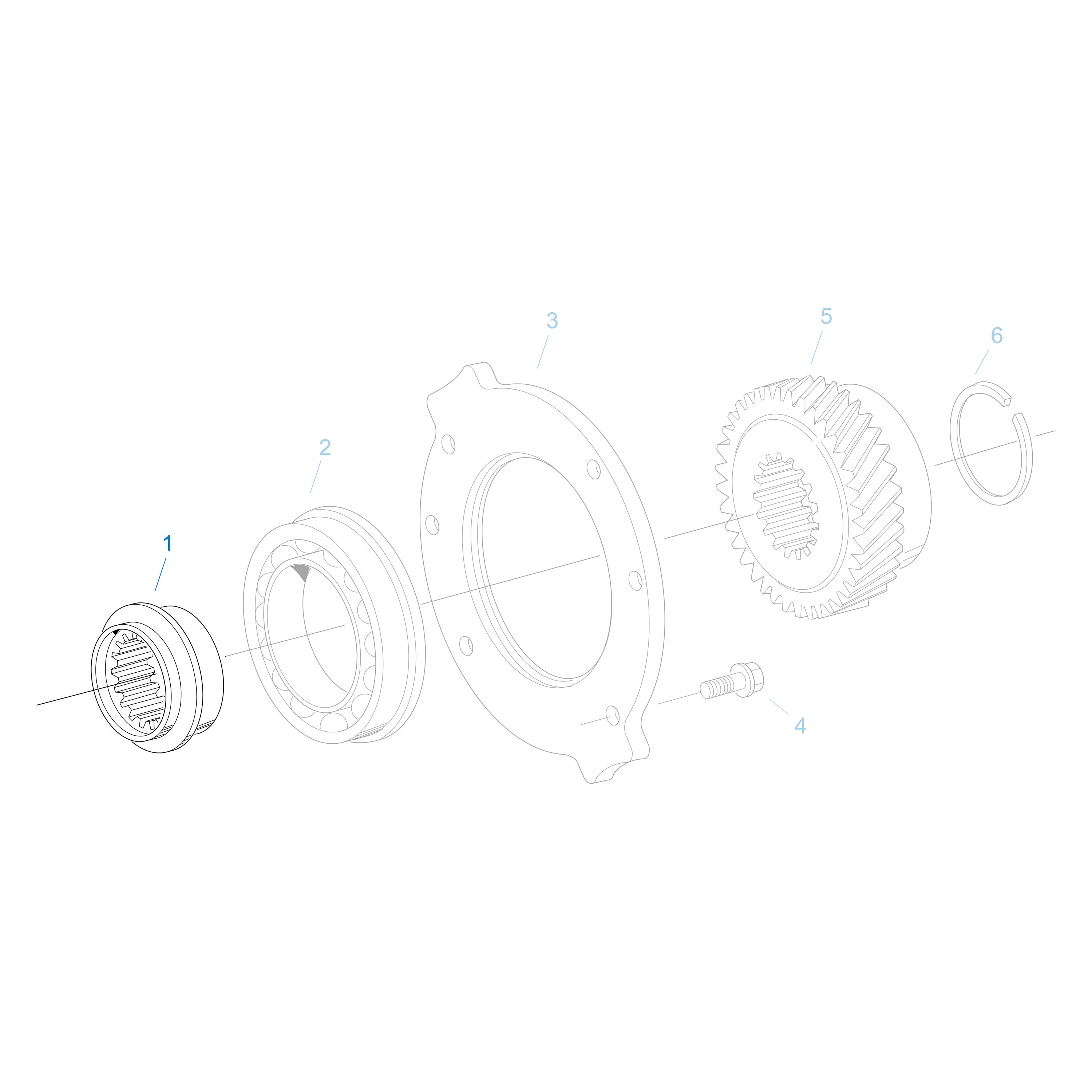 Fuller® 4303673 - Manual Transmission Input Shaft Spacer