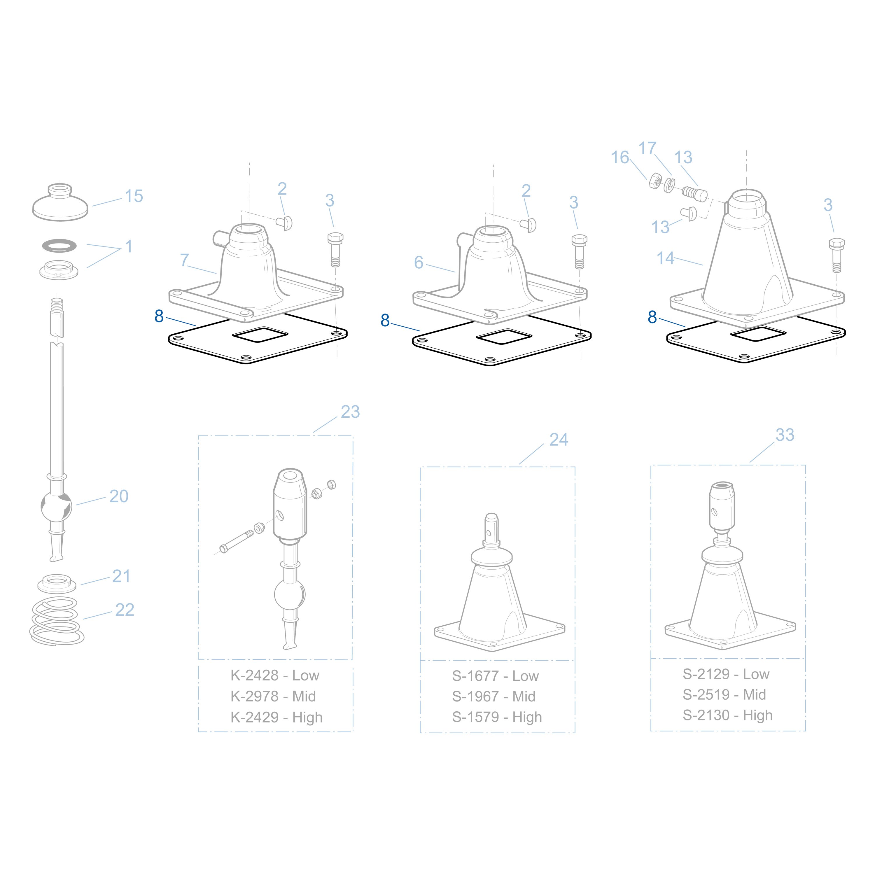 Fuller® 4305294 - Manual Transmission Shift Tower Housing Gasket