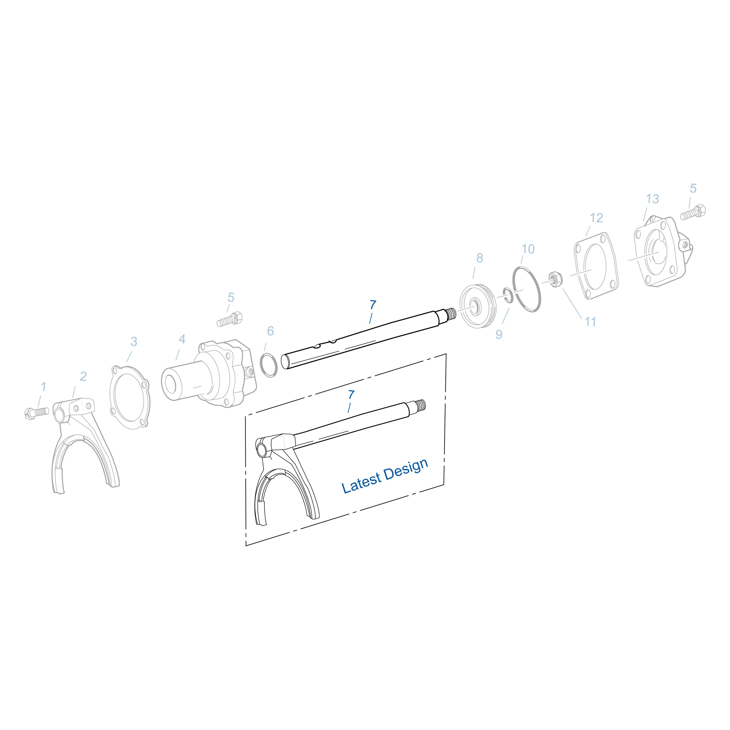 Fuller® A6162 - Manual Transmission Shift Fork Kit