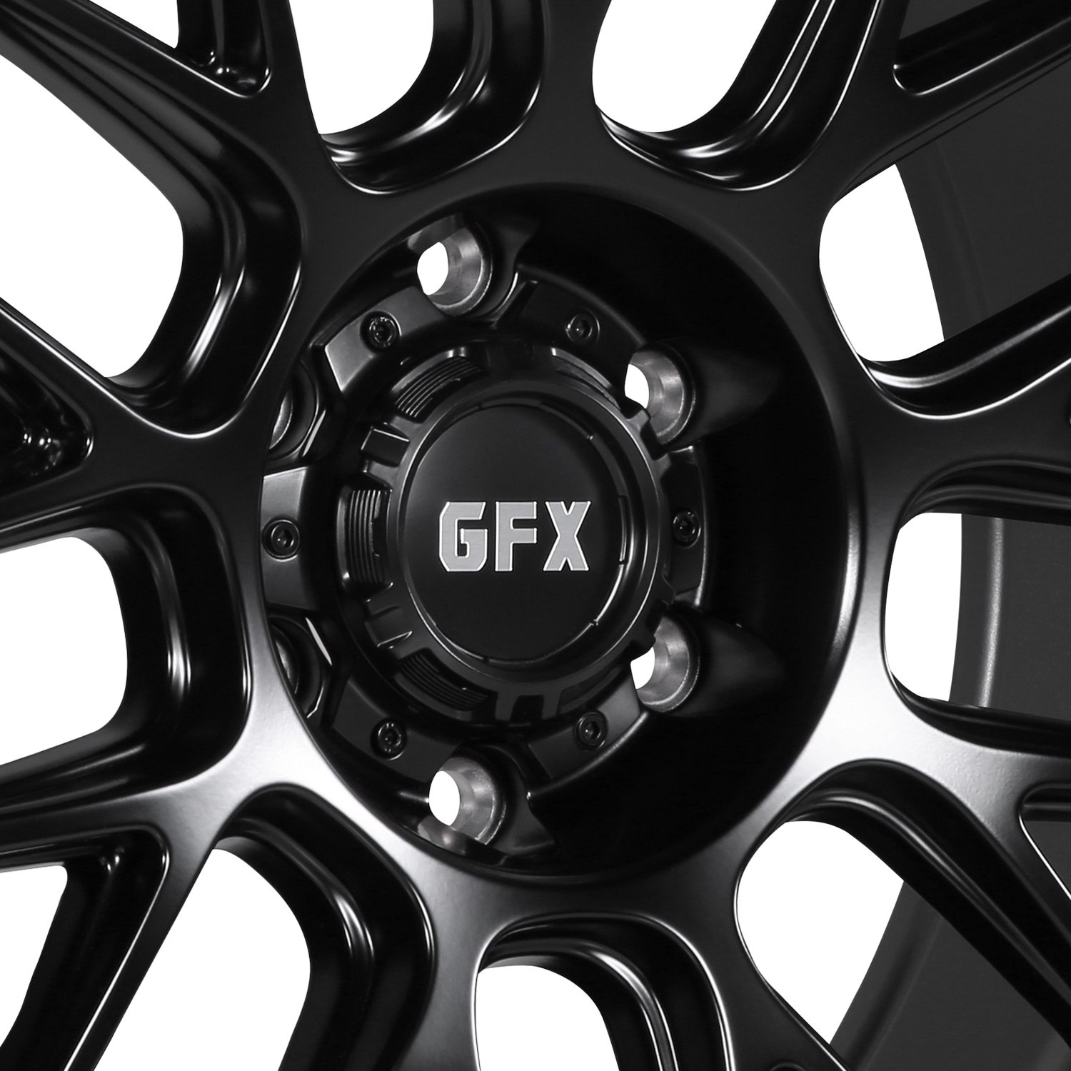 G-FX® TM7 Wheels - Matte Black Rims