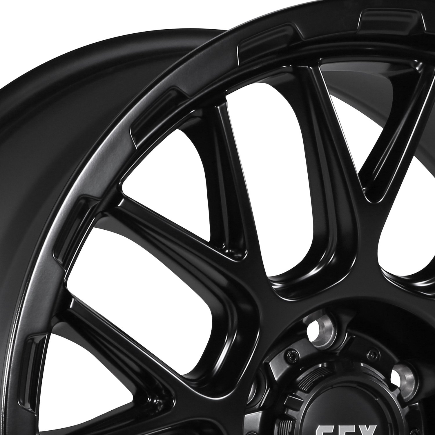 G-FX® TM7 Wheels - Matte Black Rims