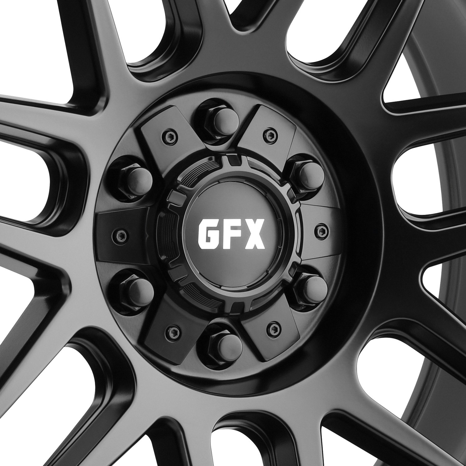 G-FX® TM8 Wheels - Matte Black Rims