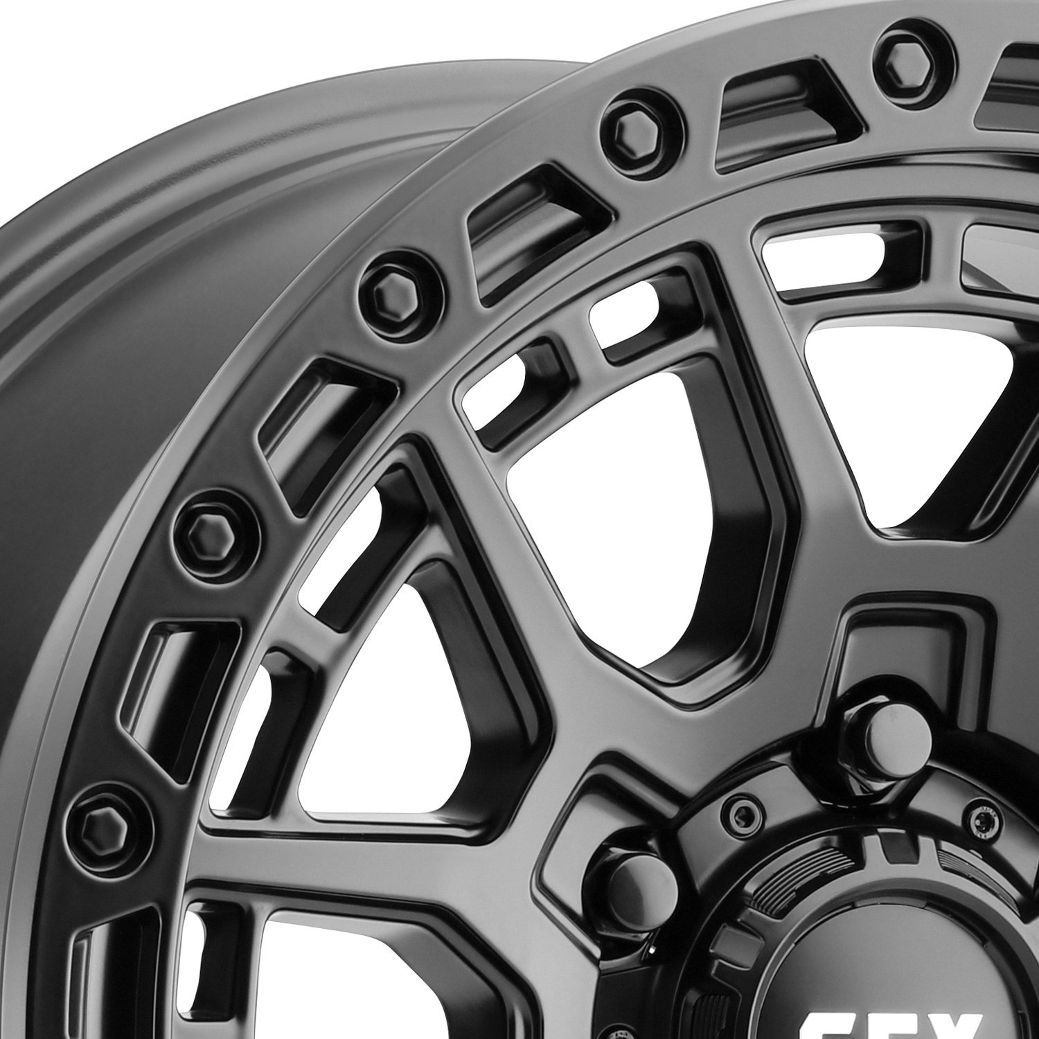 G-FX® TR25 Wheels - Matte Black Rims
