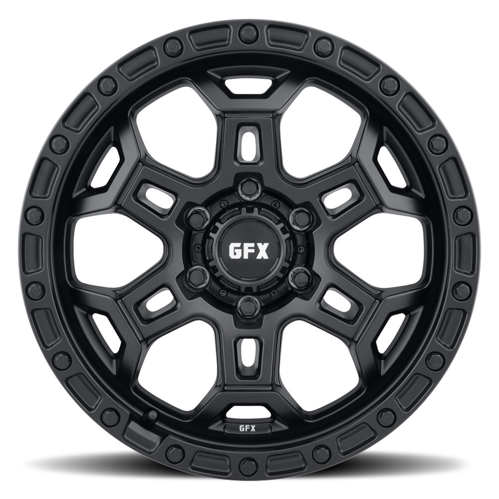 G-FX® TR33 Wheels - Matte Black Rims