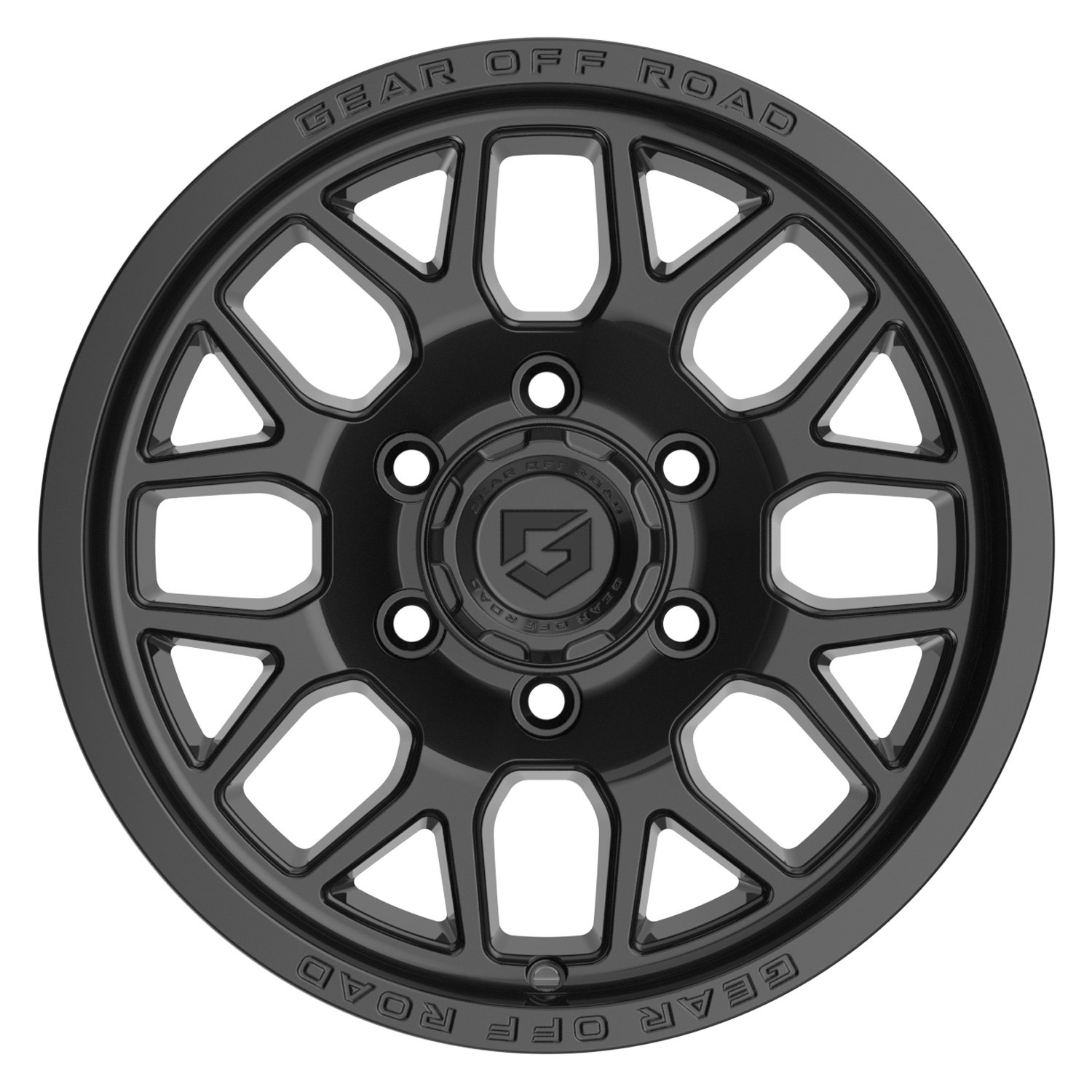 GEAR OFF ROAD® 763B TRAILER Wheels - Gloss Black Rims - 763B-5606500