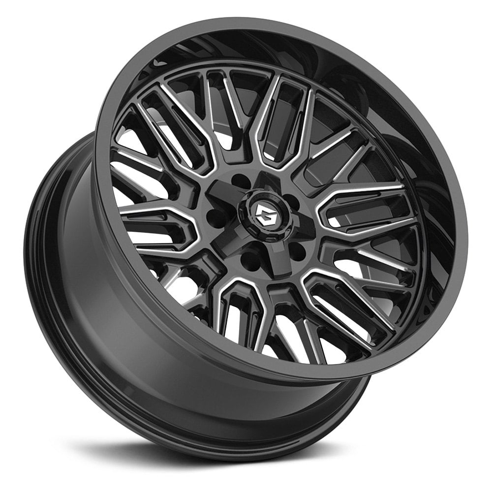GEAR OFF ROAD® 775BM Wheels - Gloss Black with Milled Accents Rims