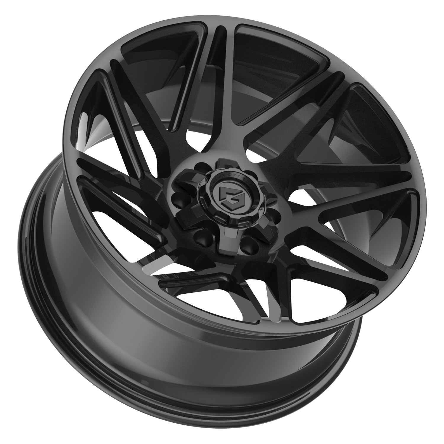 GEAR OFF ROAD® 777B Wheels - Gloss Black Rims