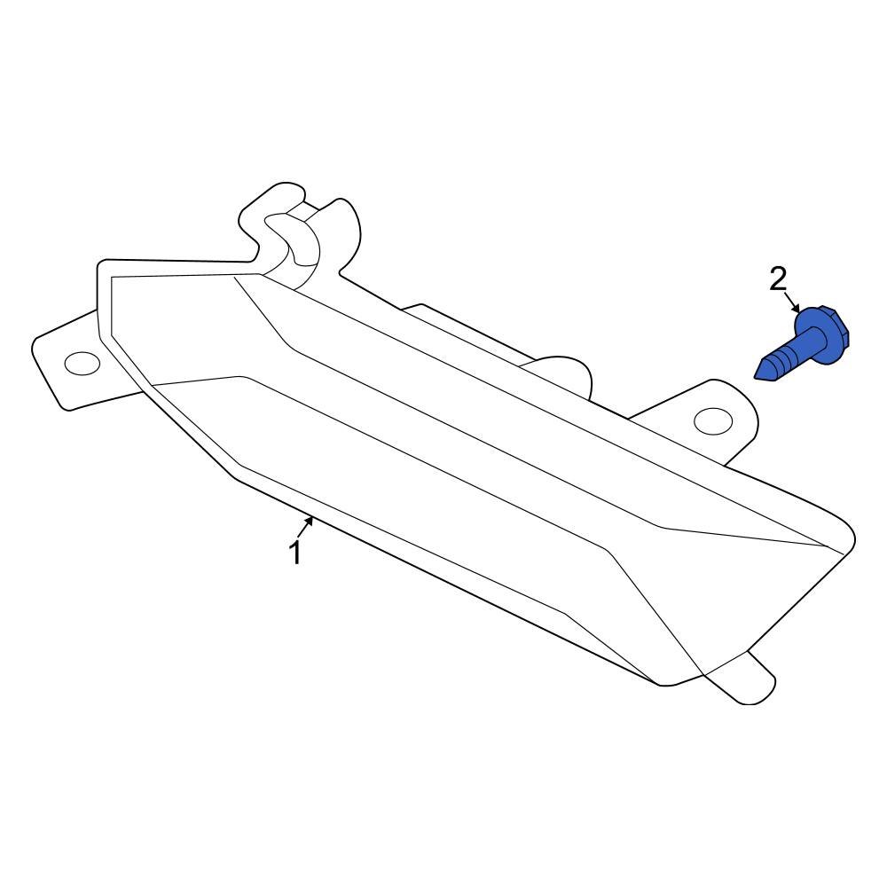 Genesis OE 1249305167E - Valance Panel Screw